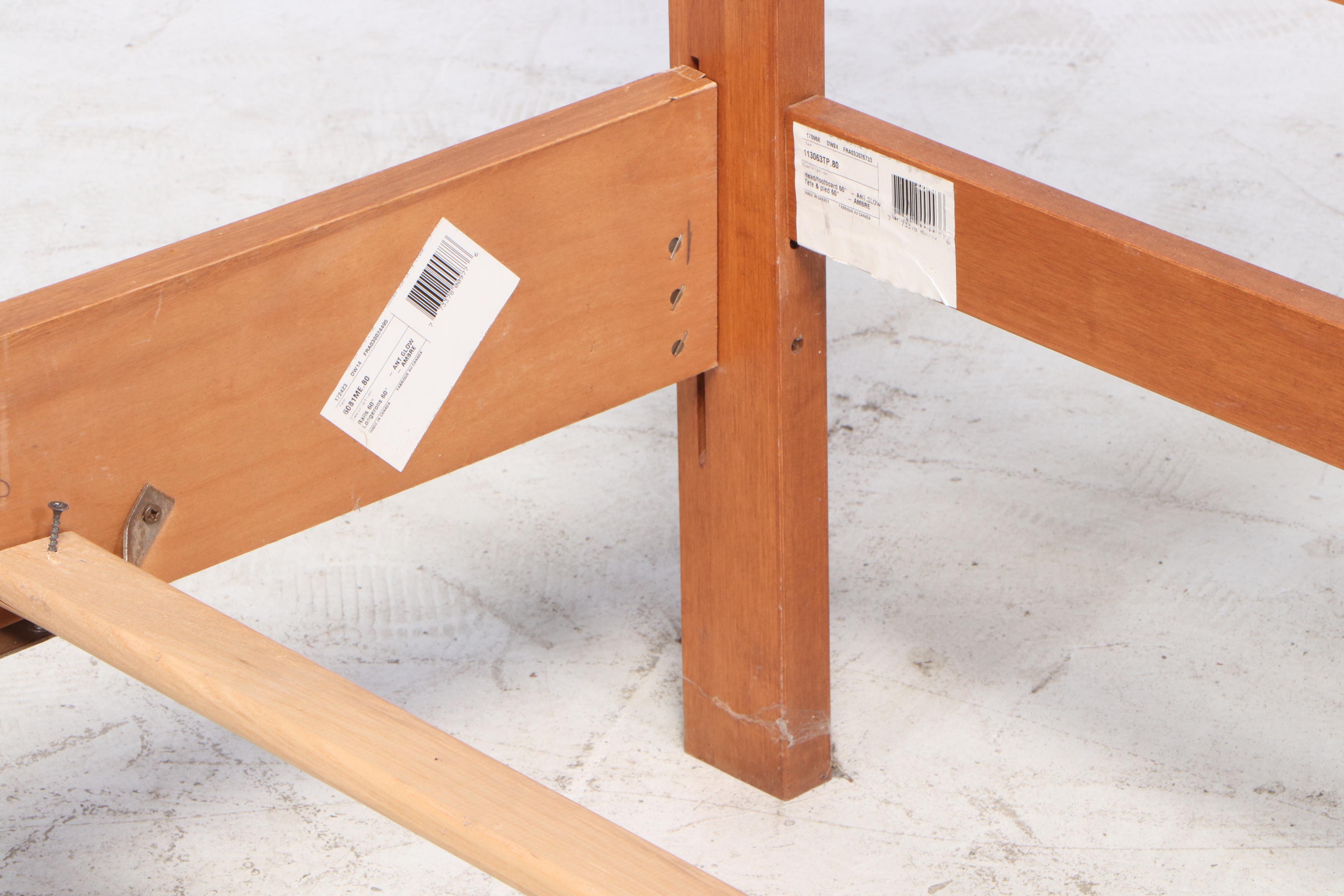 Mission Style Oak Queen Bed | EBTH