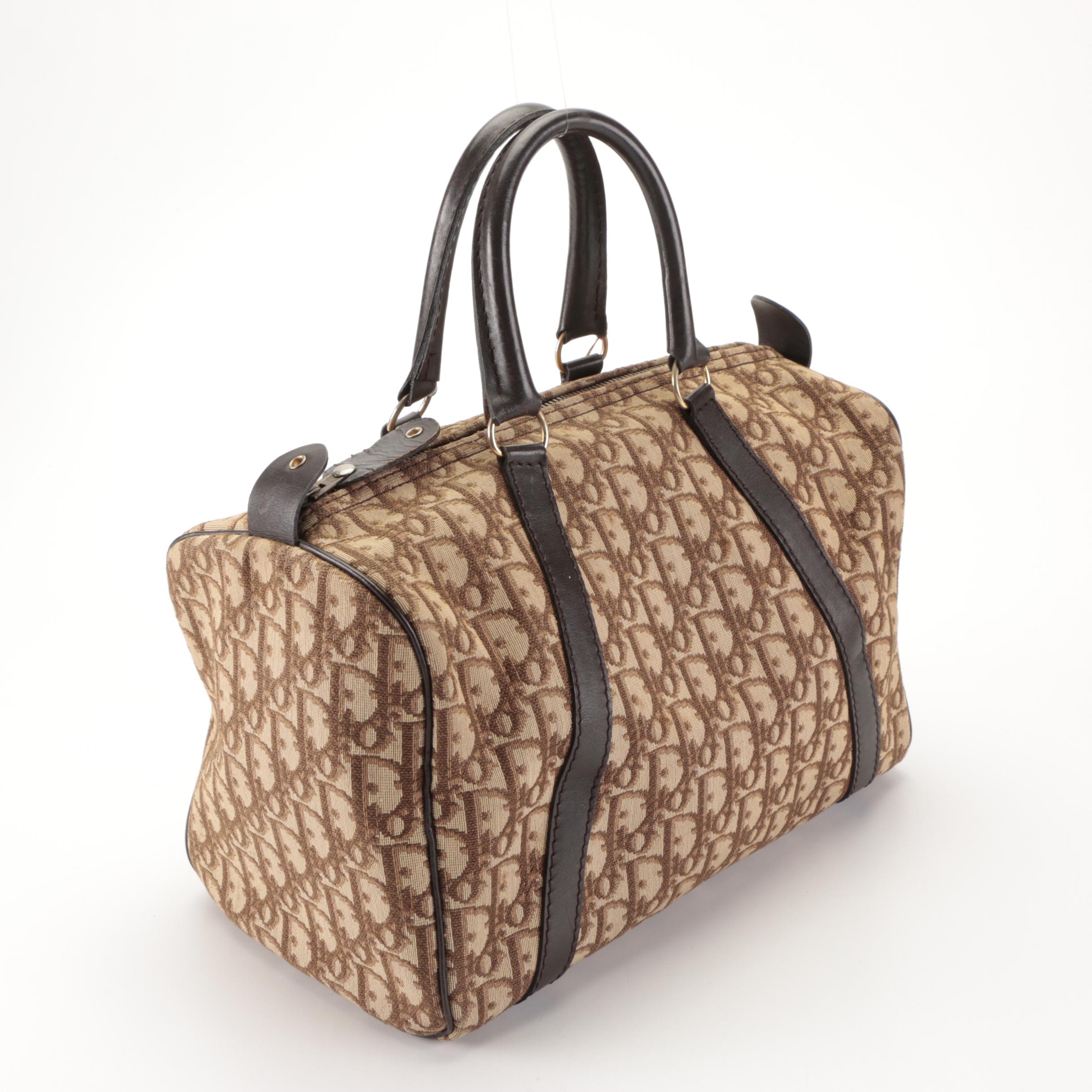 Christian Dior Boston Bag in Monogram Canvas and Leather | EBTH