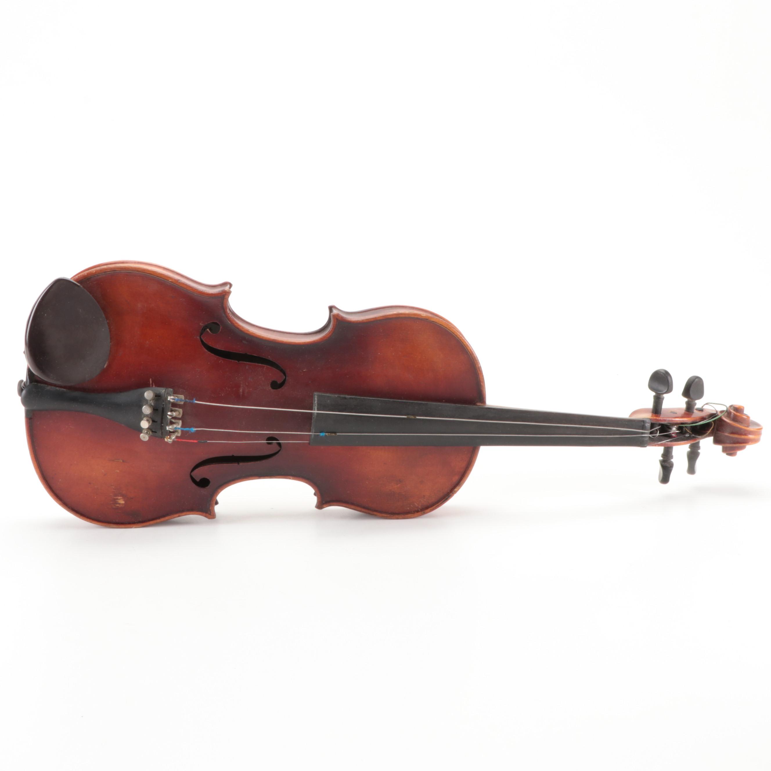 Karl Knilling Stradivarius Replica 3/4 Violin with Hard Case | EBTH
