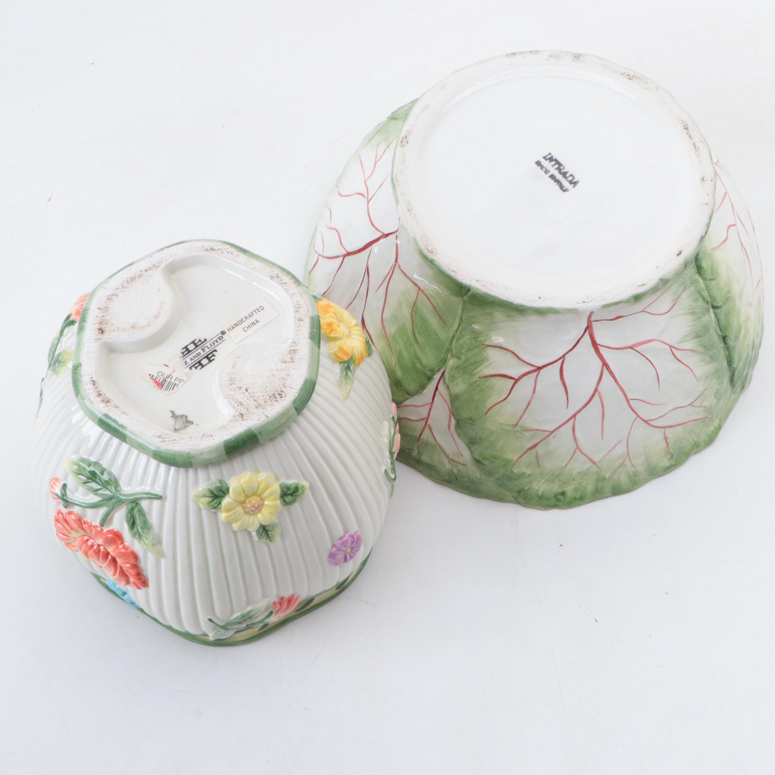 Intrada, Strata Group, and Fitz and Floyd Ceramic Serveware and ...