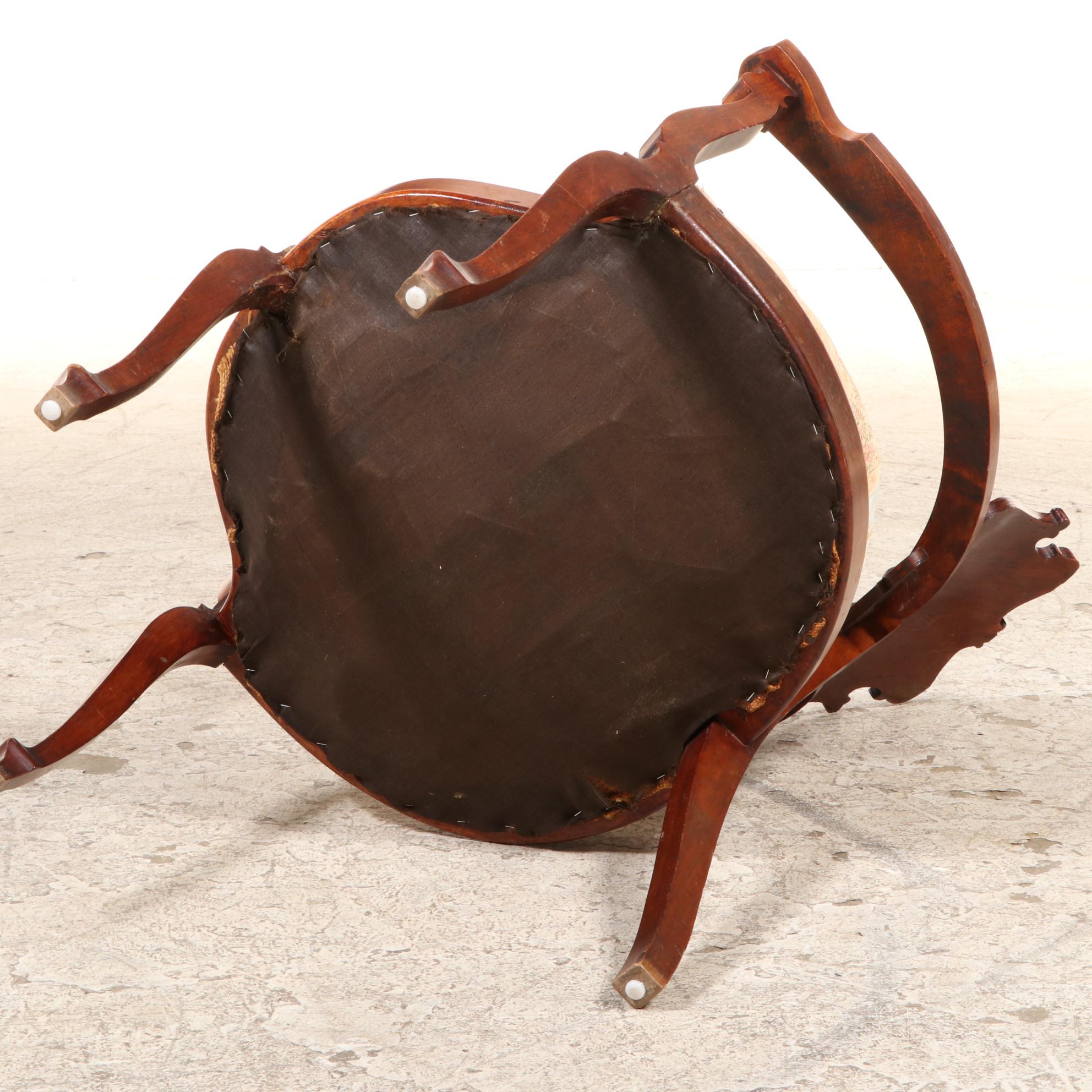 Late Victorian Cherrywood Roundabout Chair, circa 1900 | EBTH