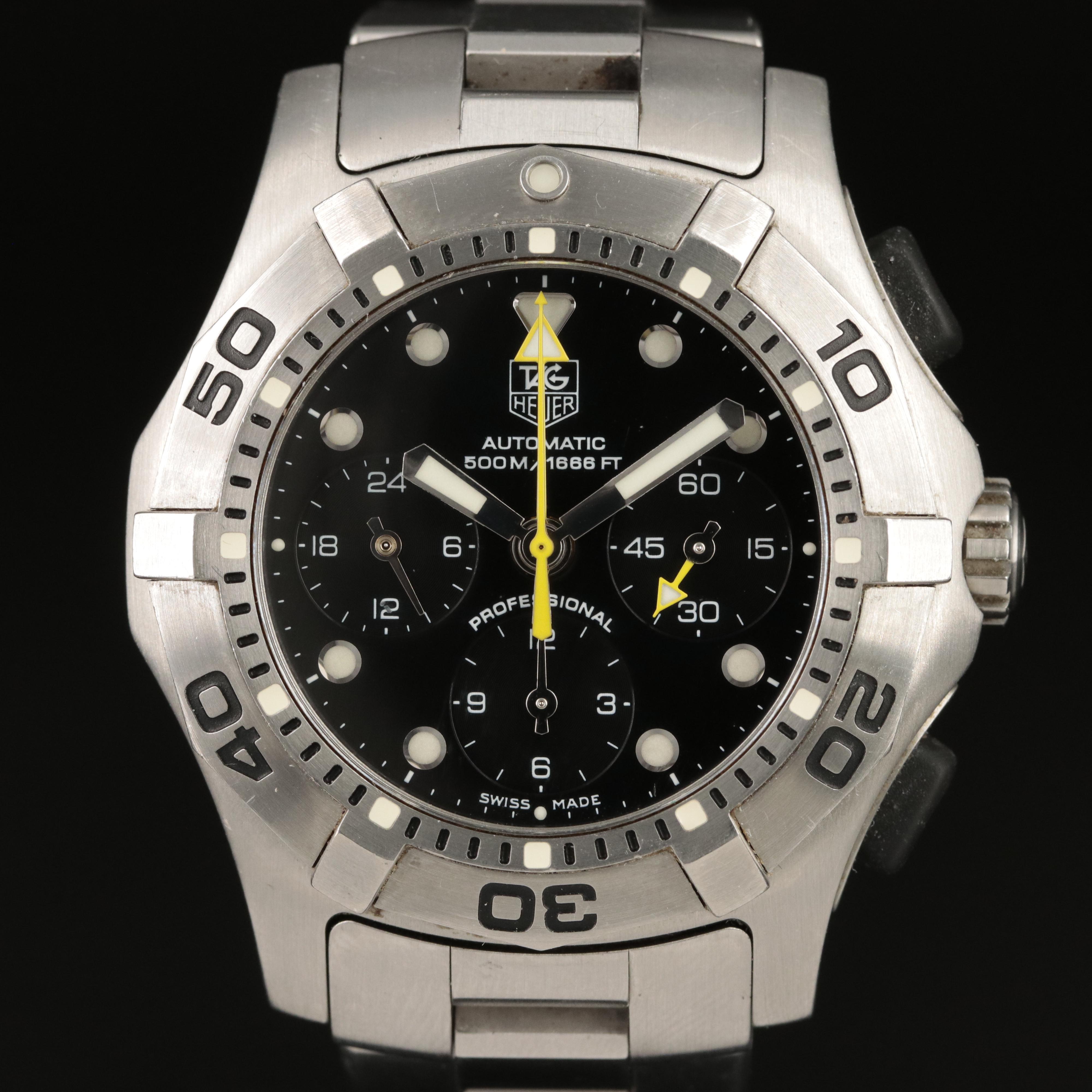 TAG Heuer Aquagraph Automatic 500 Meters Wristwatch | EBTH