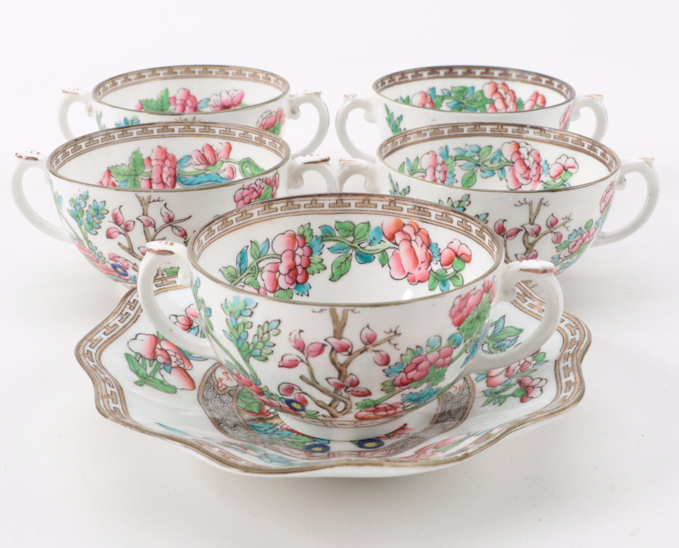 Coalport "Indian Tree" Porcelain Dinnerware, Early 20th Century | EBTH