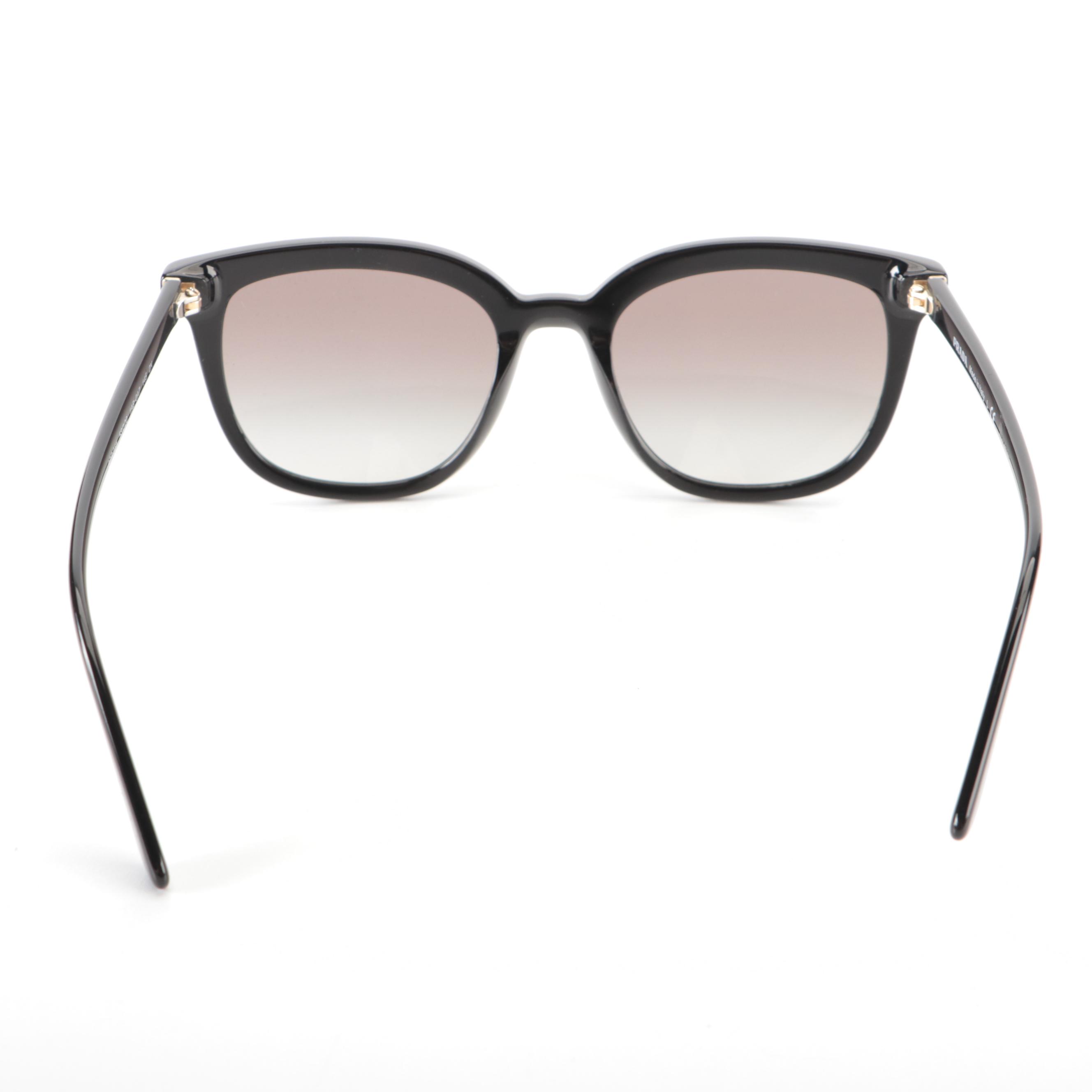 Prada SPR 03X Browline Sunglasses with Case and Box | EBTH