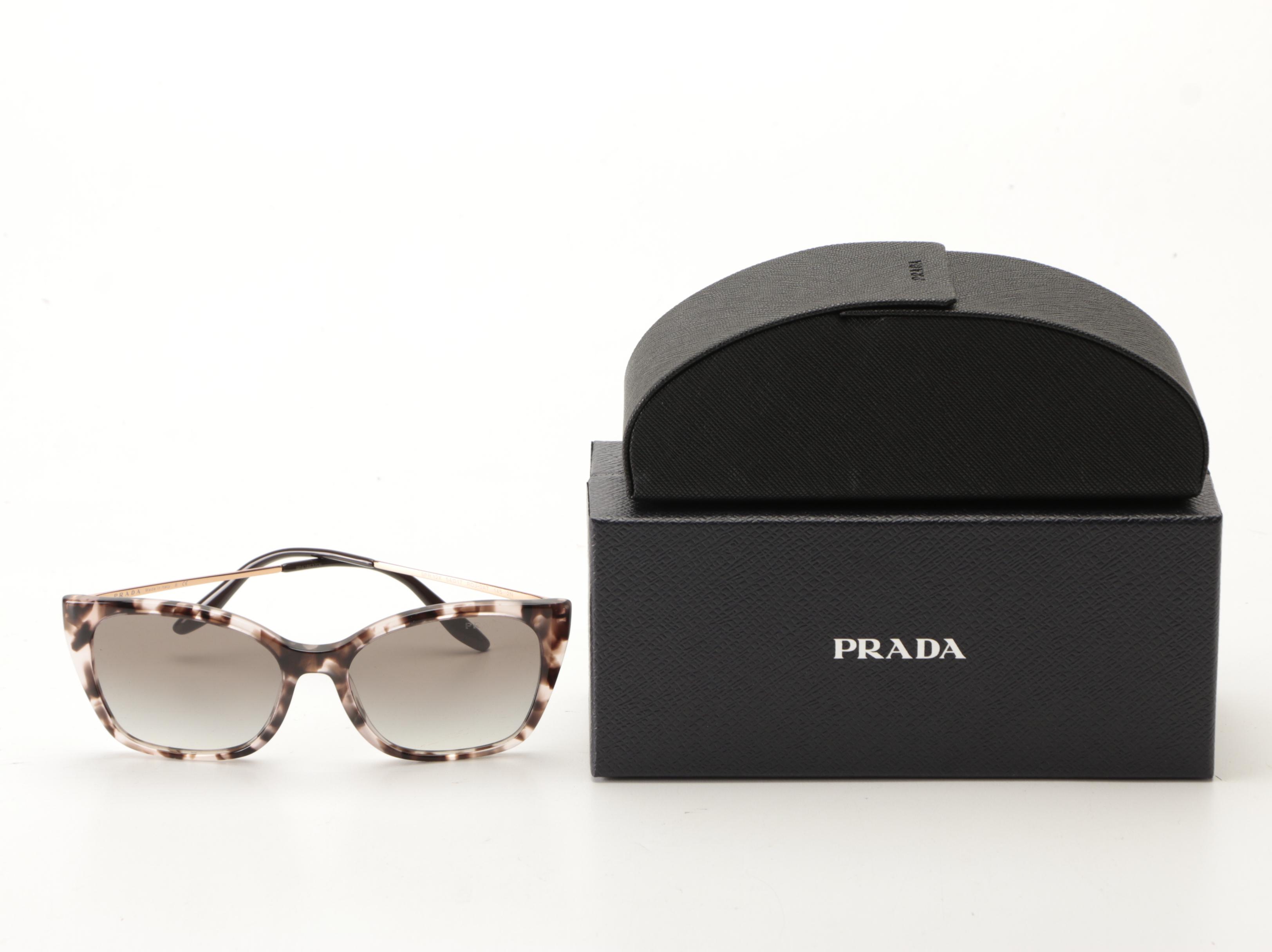 Prada SPR 12X Sunglasses with Case and Box | EBTH