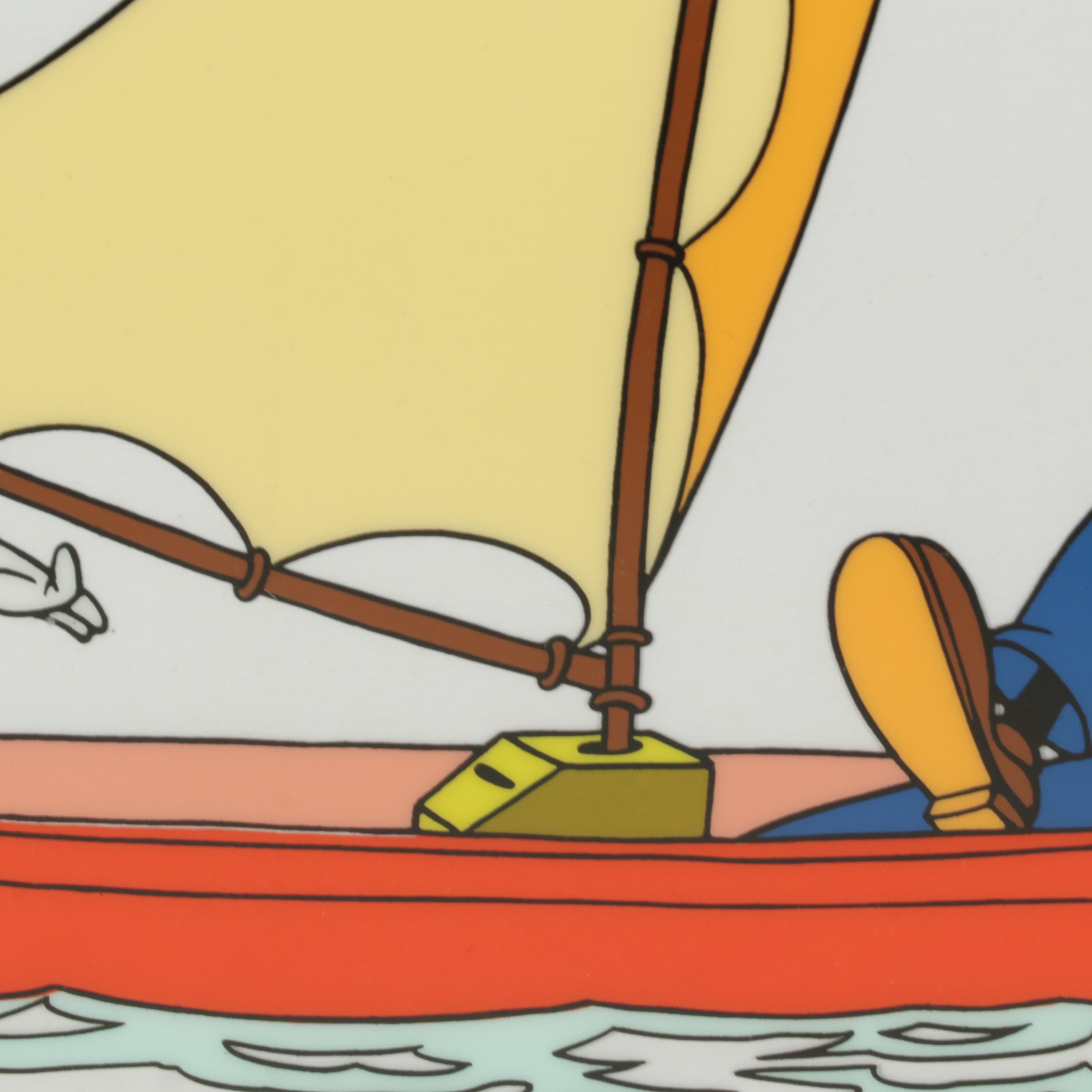 Disney "No Sail" Sericel of Donald Duck and Goofy, 1990 | EBTH