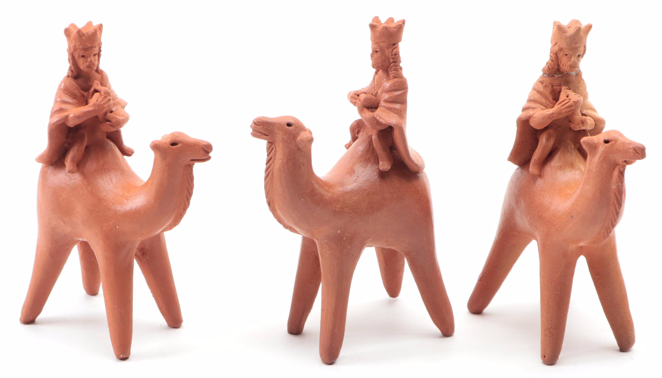 Terracotta Nativity Set | EBTH