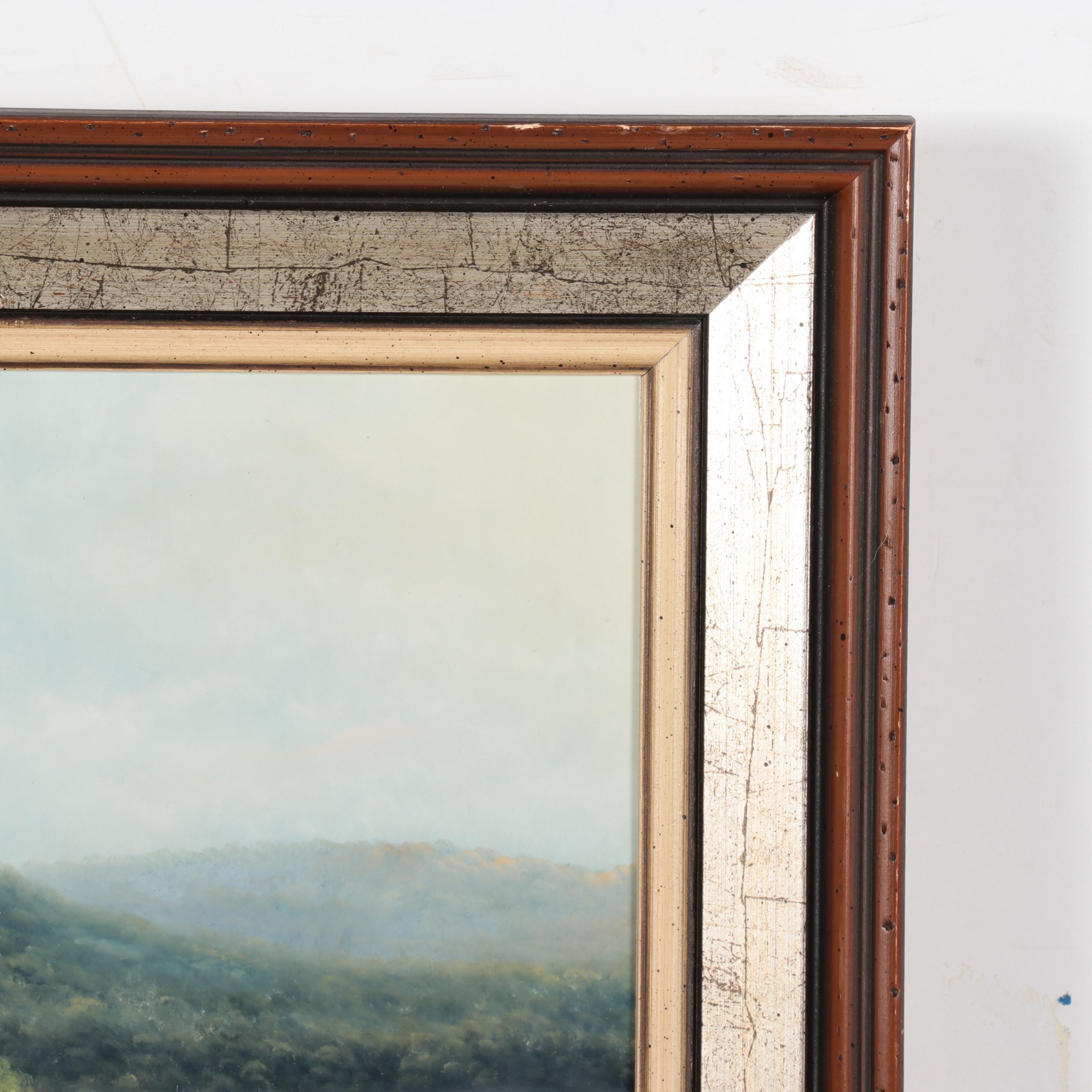 Robert De Leon Landscape Oil Painting "The Traditional Blue," 1980 | EBTH