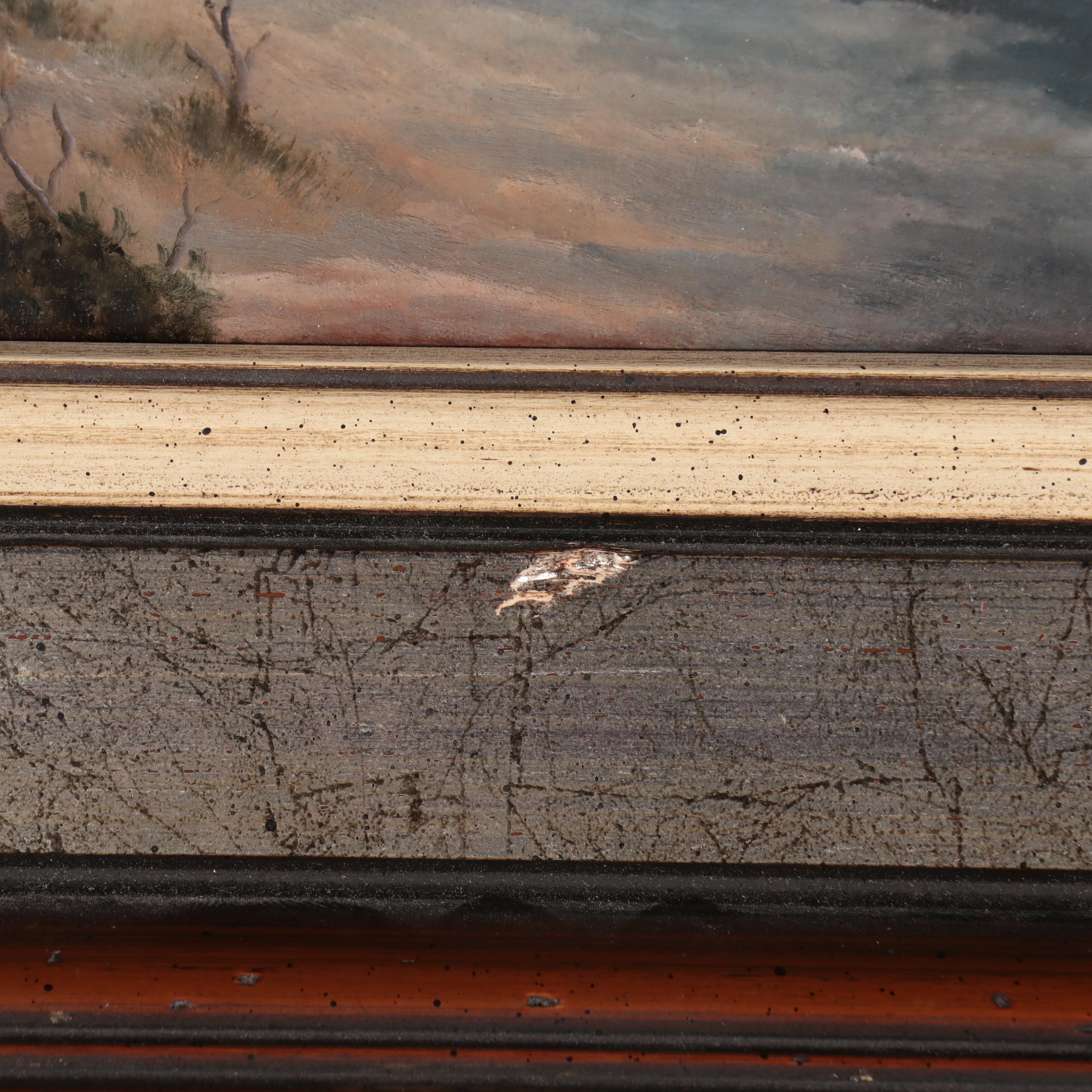 Robert De Leon Landscape Oil Painting "The Traditional Blue," 1980 | EBTH