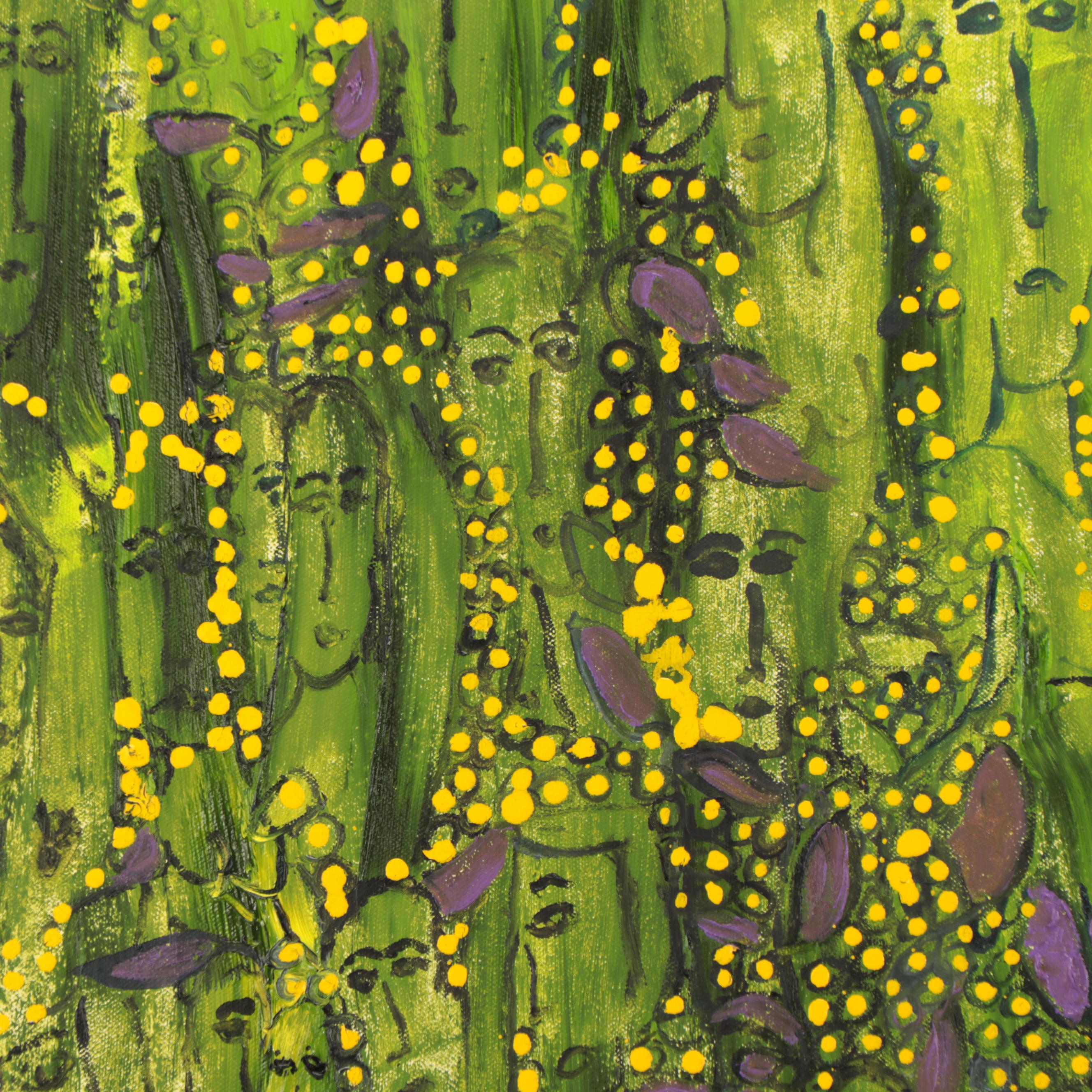 Jeff Harris Abstract Figural Acrylic Painting, 21st Century | EBTH