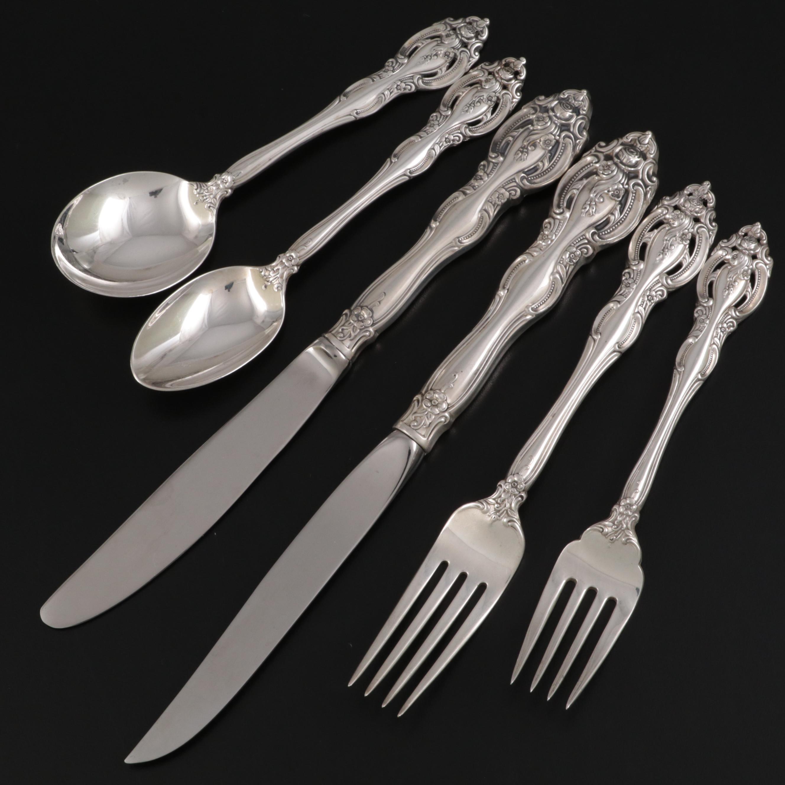 Gorham "La Scala" Sterling Silver Flatware and Serving Utensils | EBTH