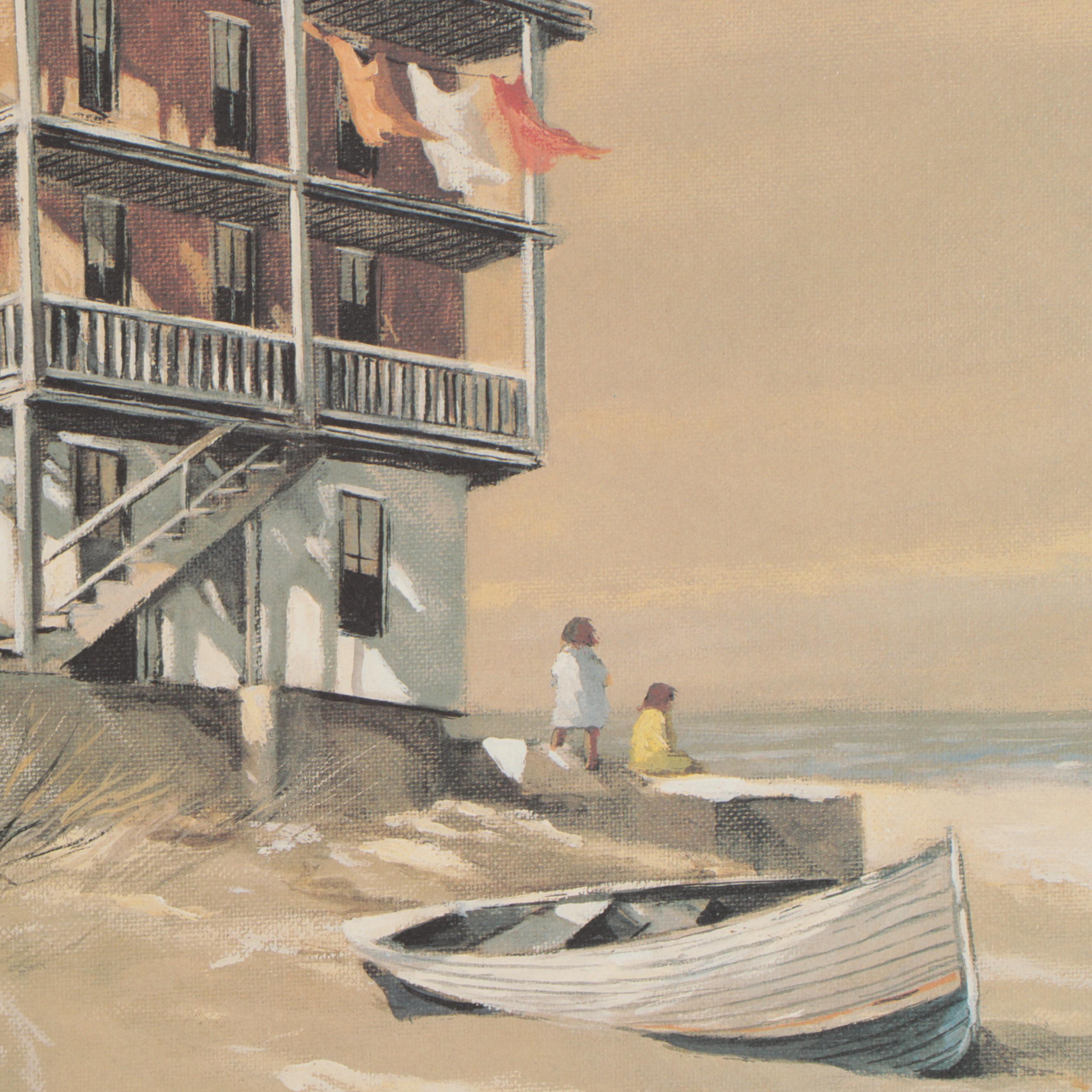 Robert Fabe Beach Scene Offset Lithographs | EBTH