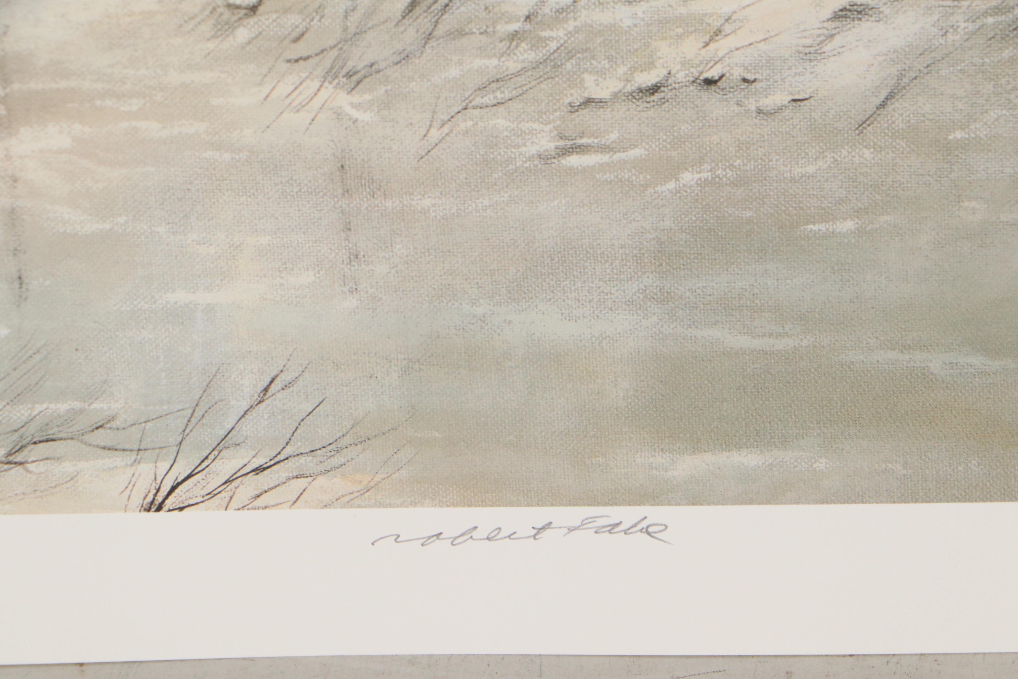 Robert Fabe Offset Lithographs Including "Beach House," 1987 | EBTH