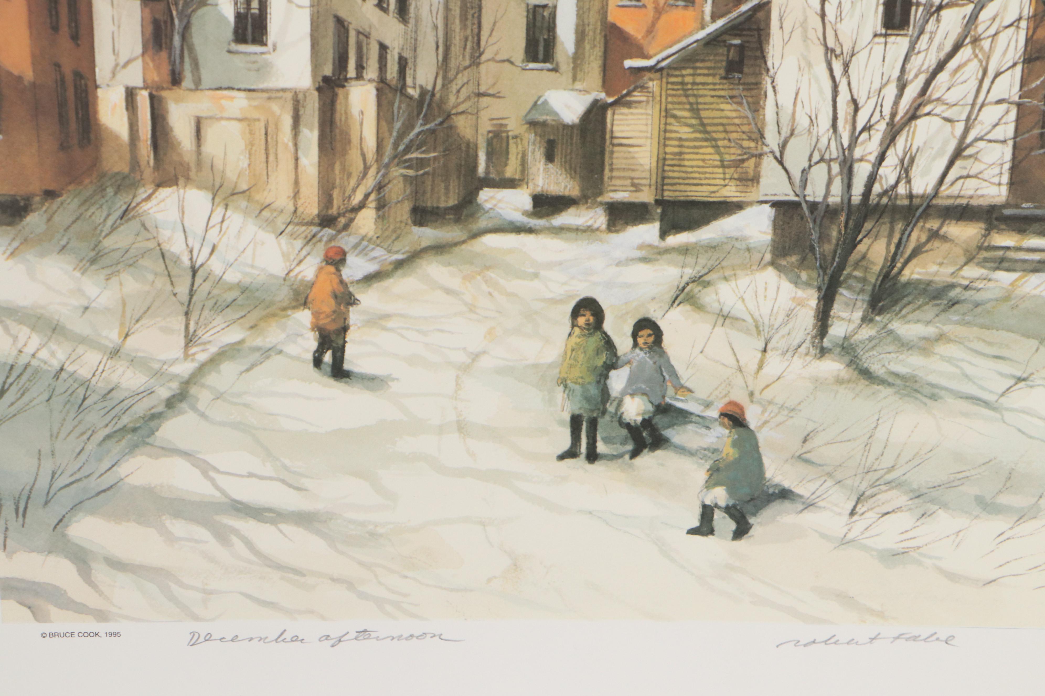 Robert Fabe Village Scene Offset Lithographs | EBTH