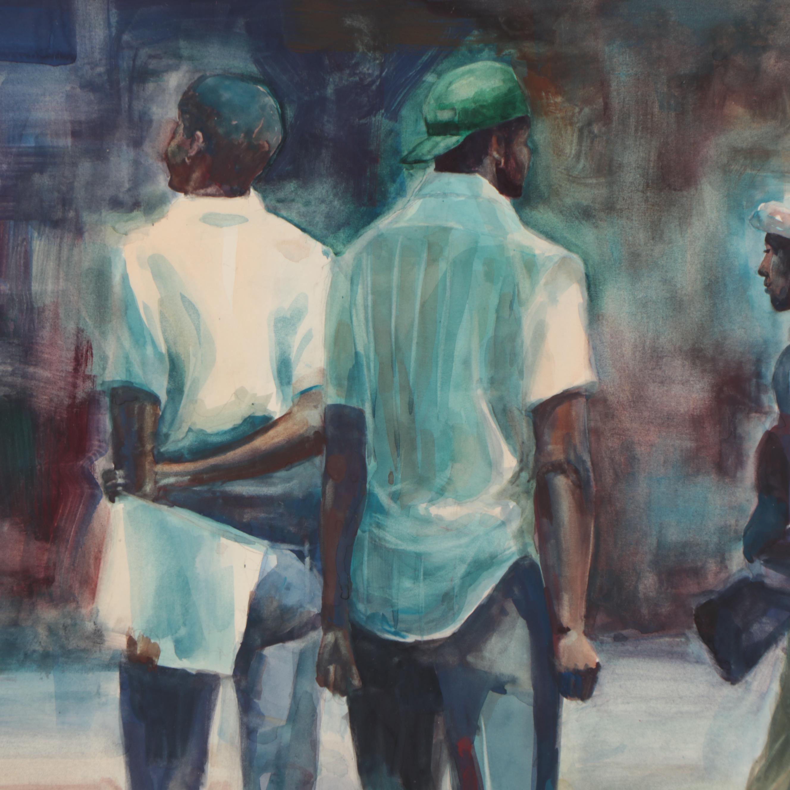 Missy Patrick Watercolor Painting "Passing Time and Sharing Dreams" | EBTH