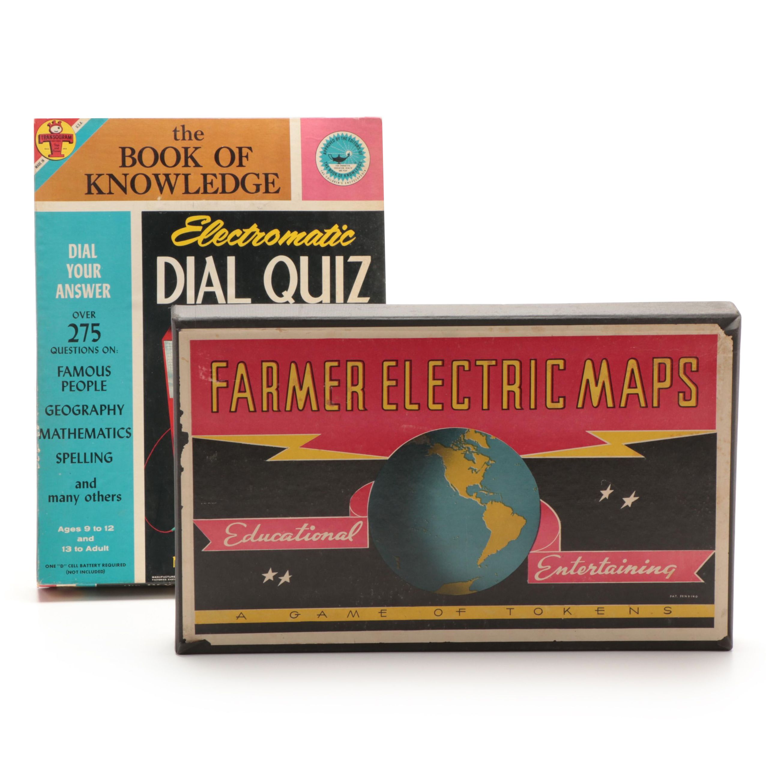 Farmer Electric Maps and Transogram Electromatic Dial Quiz Electric ...
