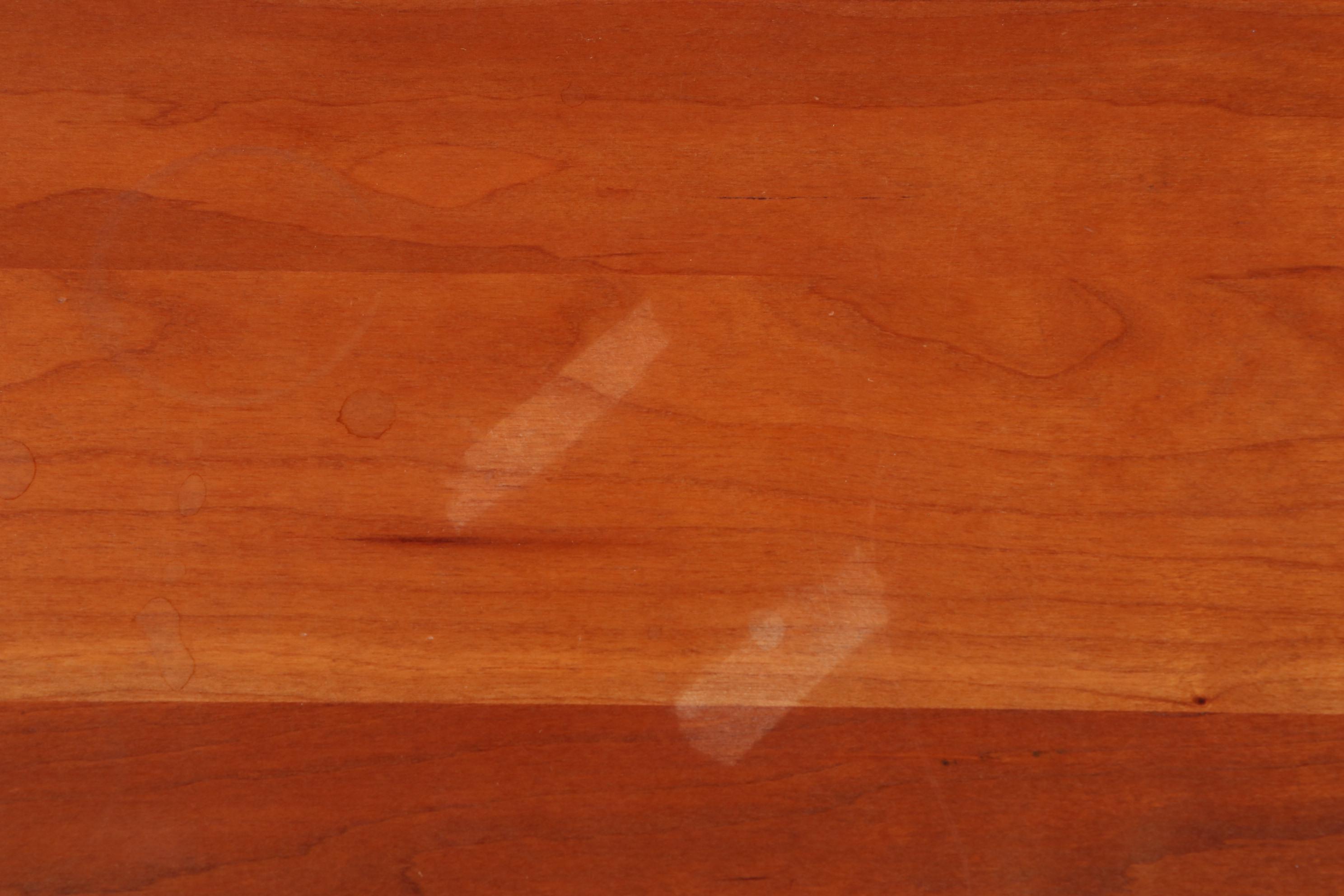 Stickley Cherry Desk with Upper Cabinet and Shelves | EBTH