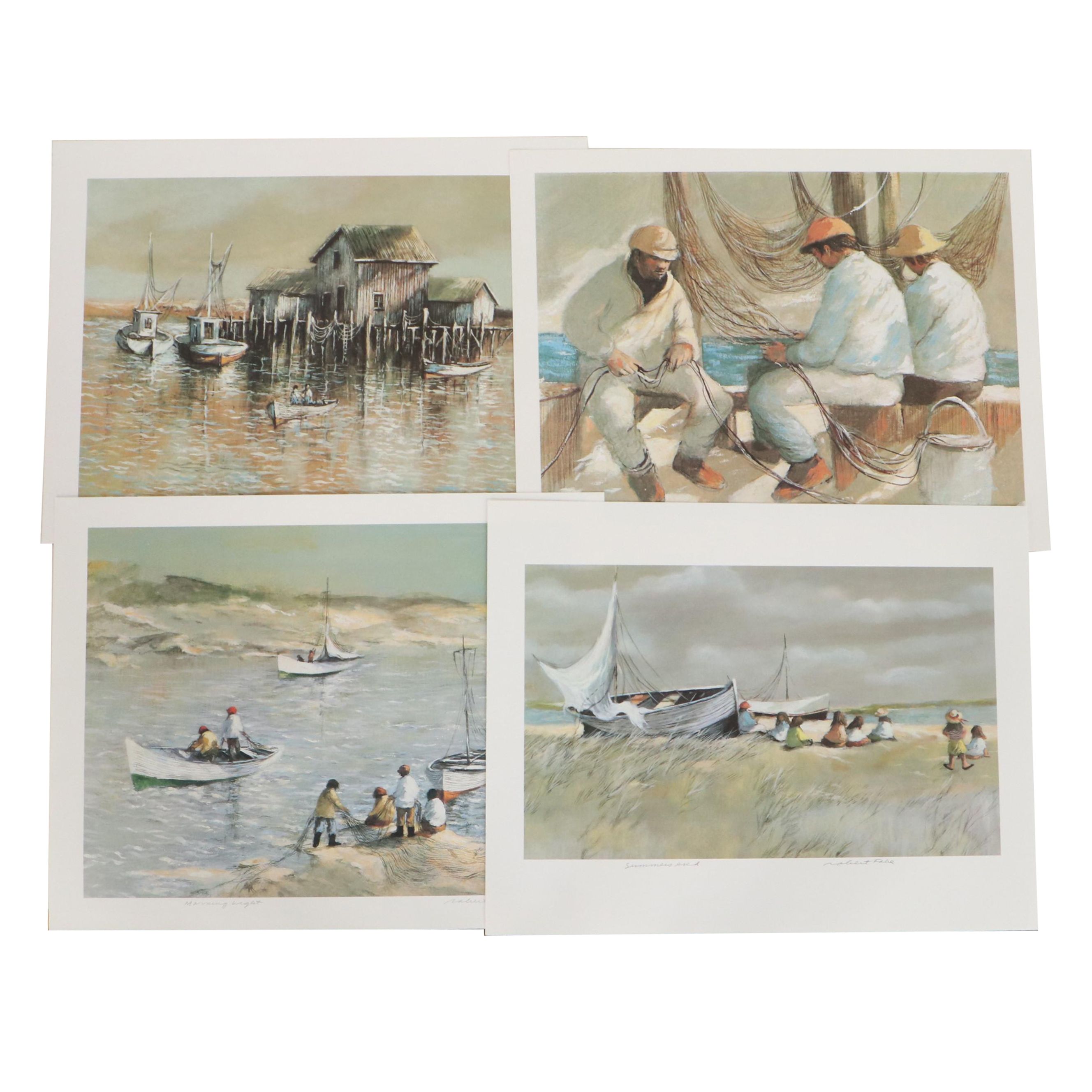 Robert Fabe Offset Lithographs Including "Old Harbor," 1981 | EBTH