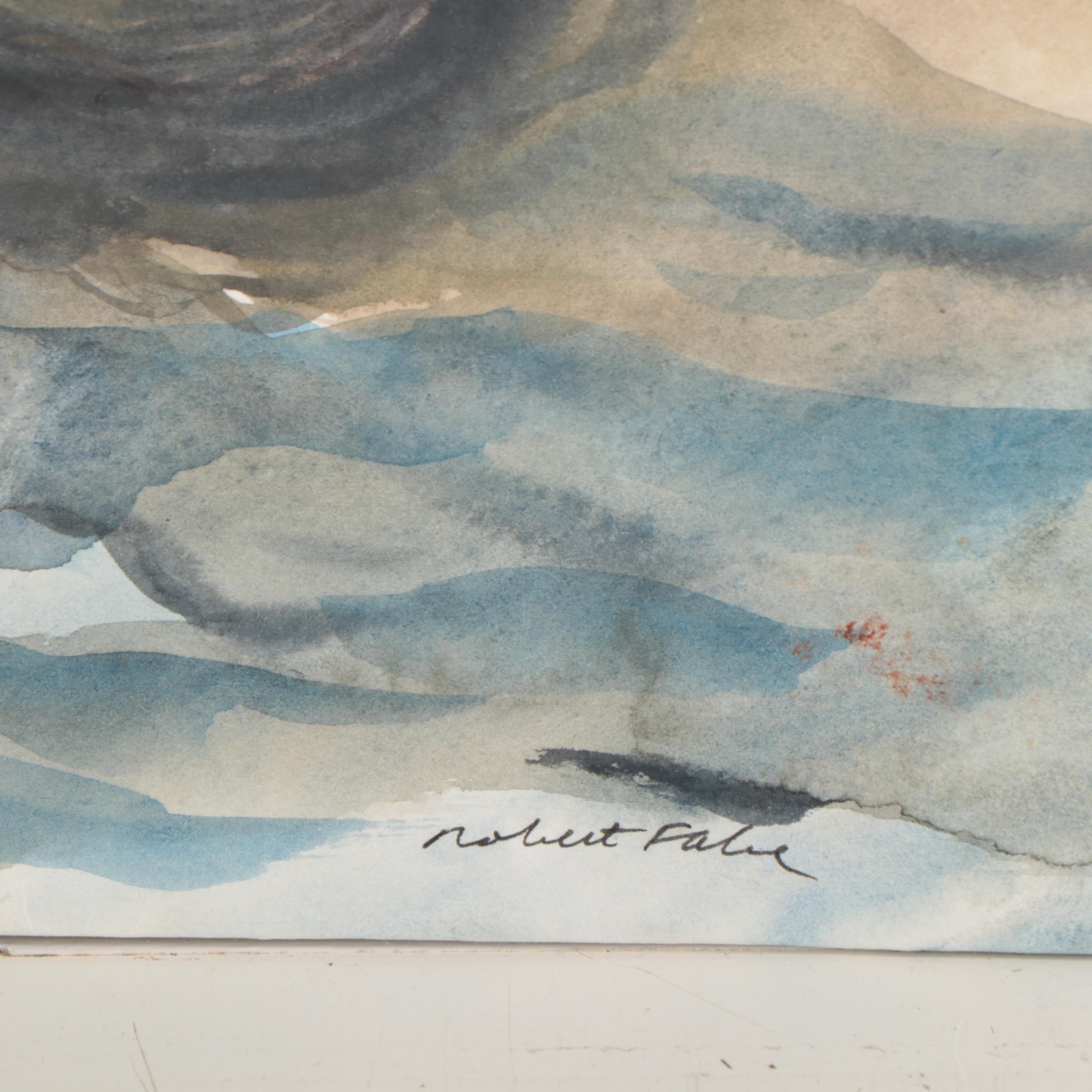 Robert Fabe Watercolor Paintings of Coastal Landscapes | EBTH