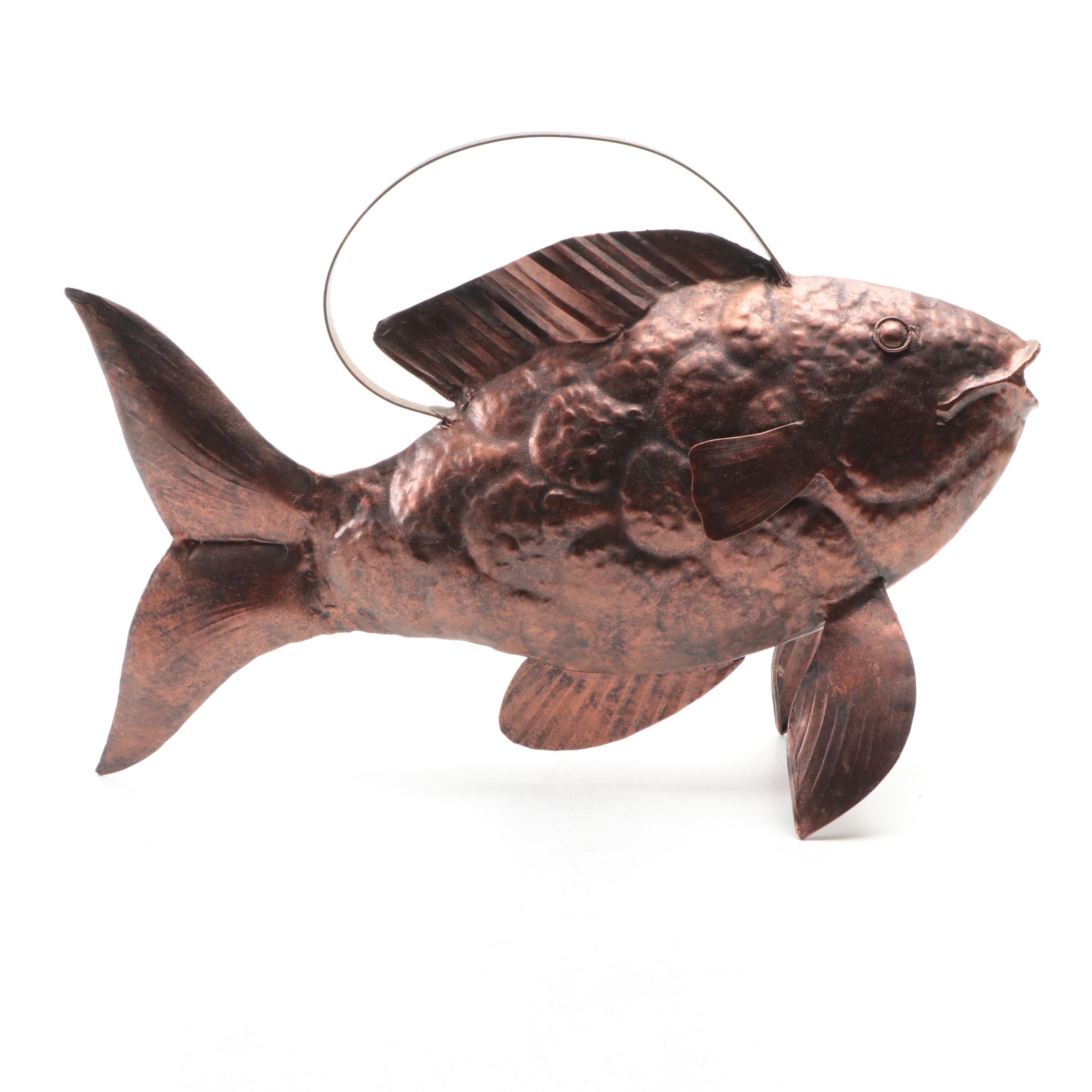 Copper Fish Watering Can | EBTH