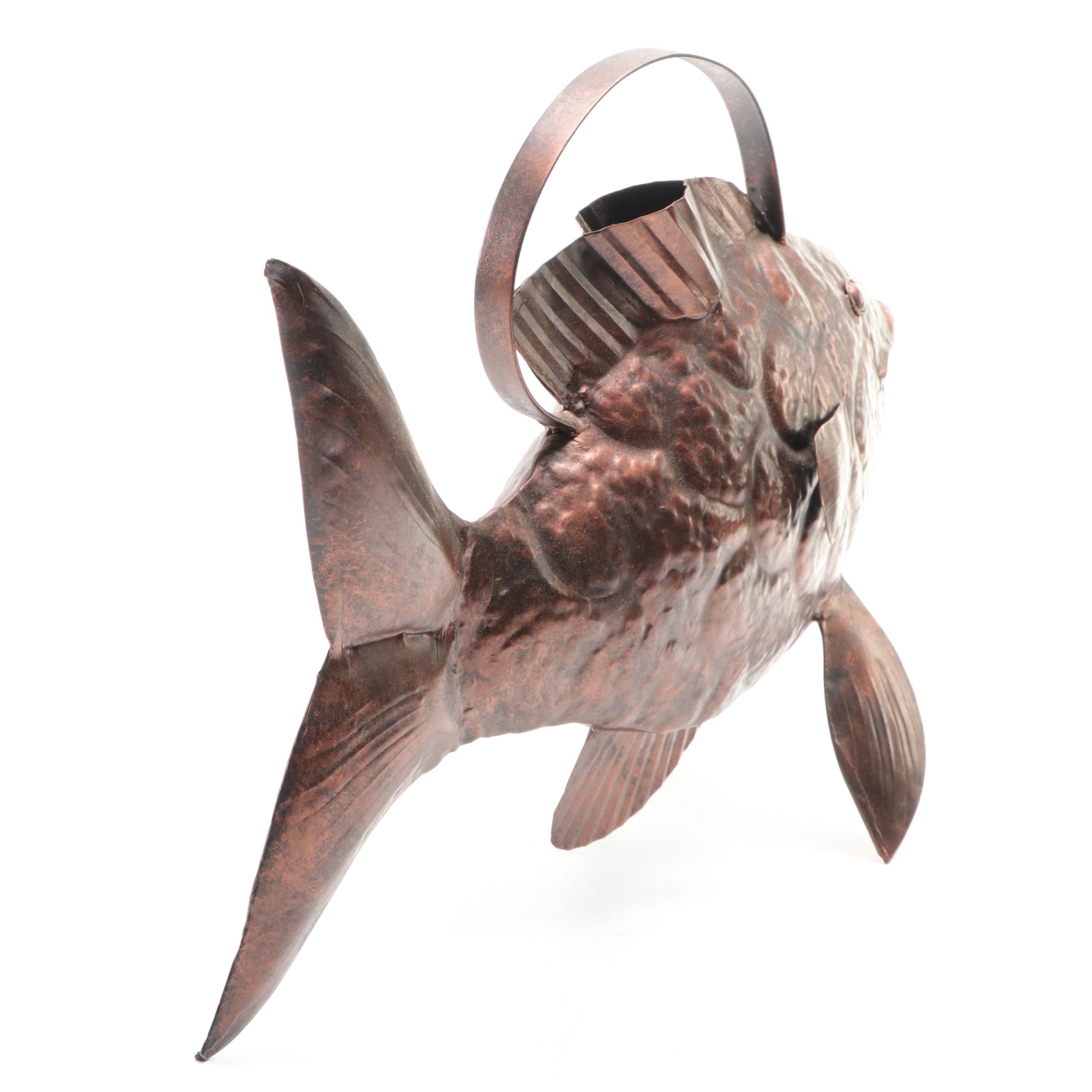 Copper Fish Watering Can | EBTH
