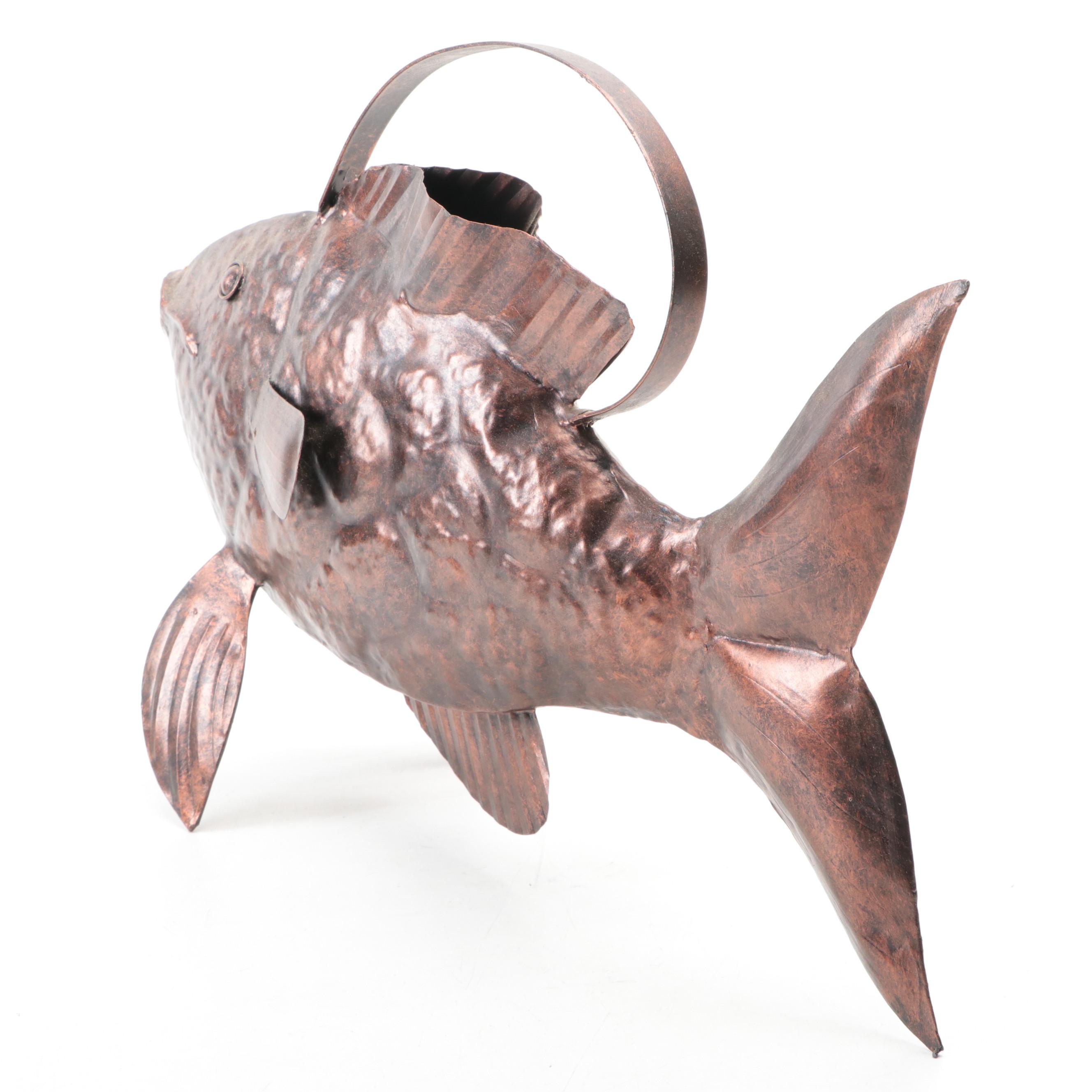 Copper Fish Watering Can | EBTH