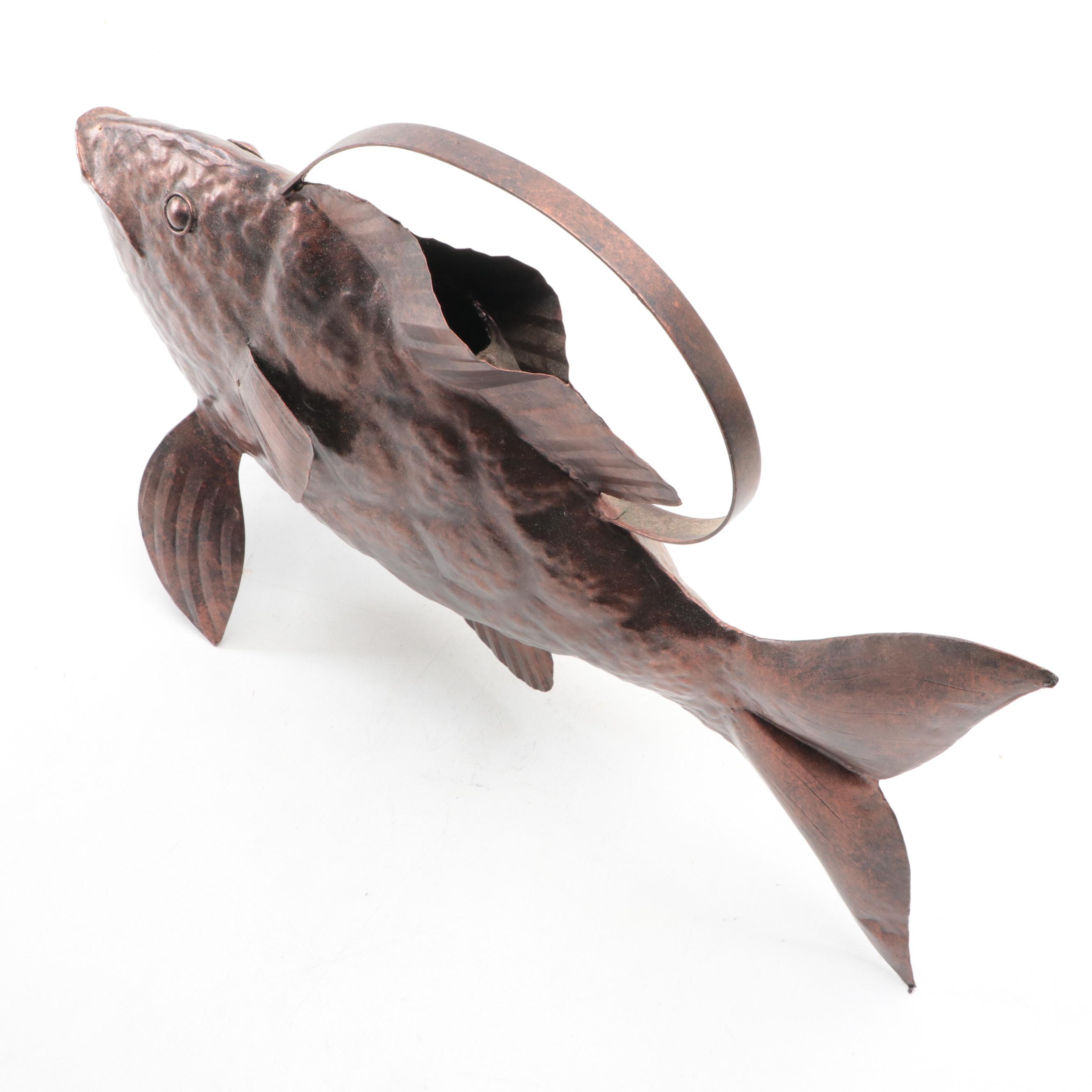 Copper Fish Watering Can | EBTH