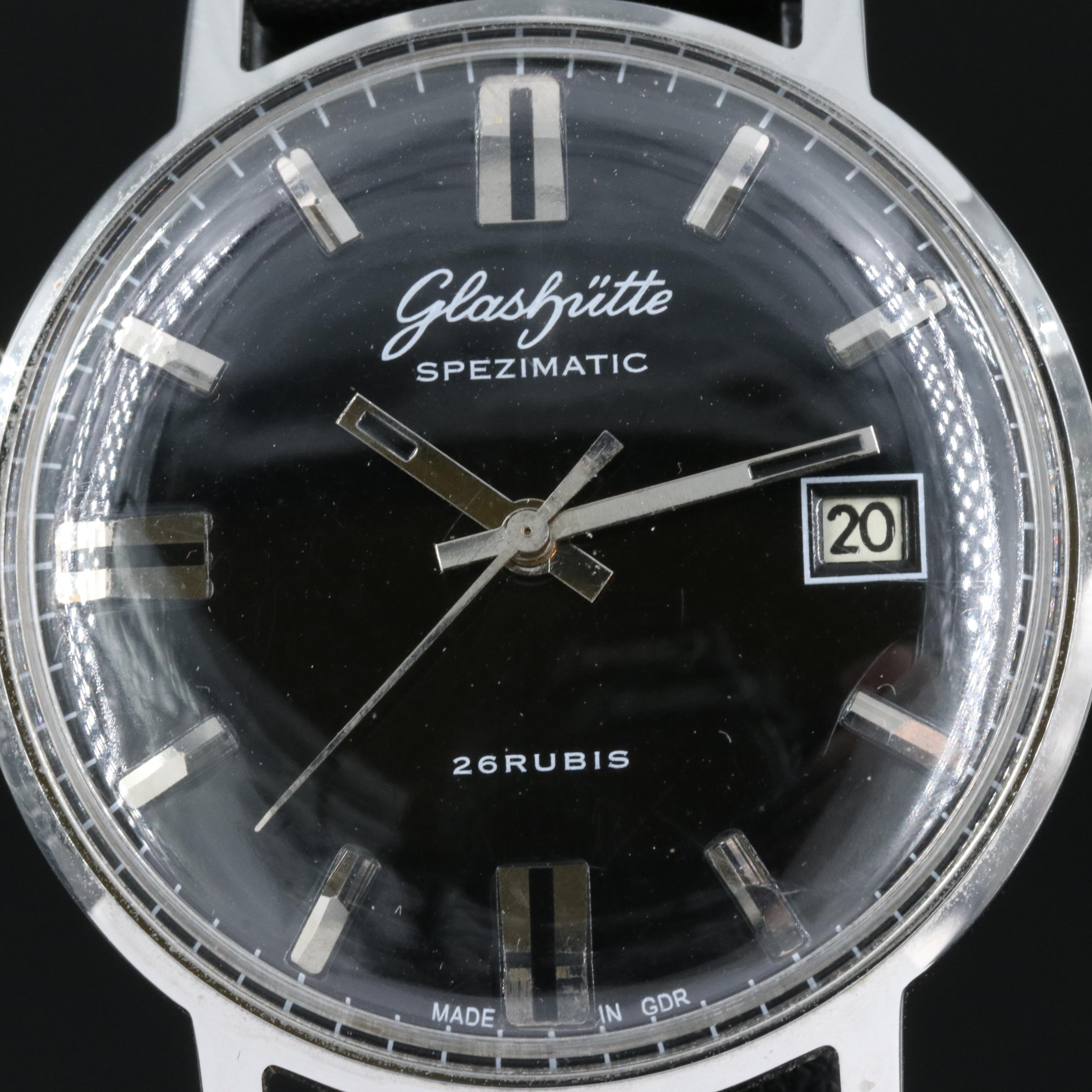 Vintage Glashütte Spezimatic 26 Rubis Wristwatch | EBTH