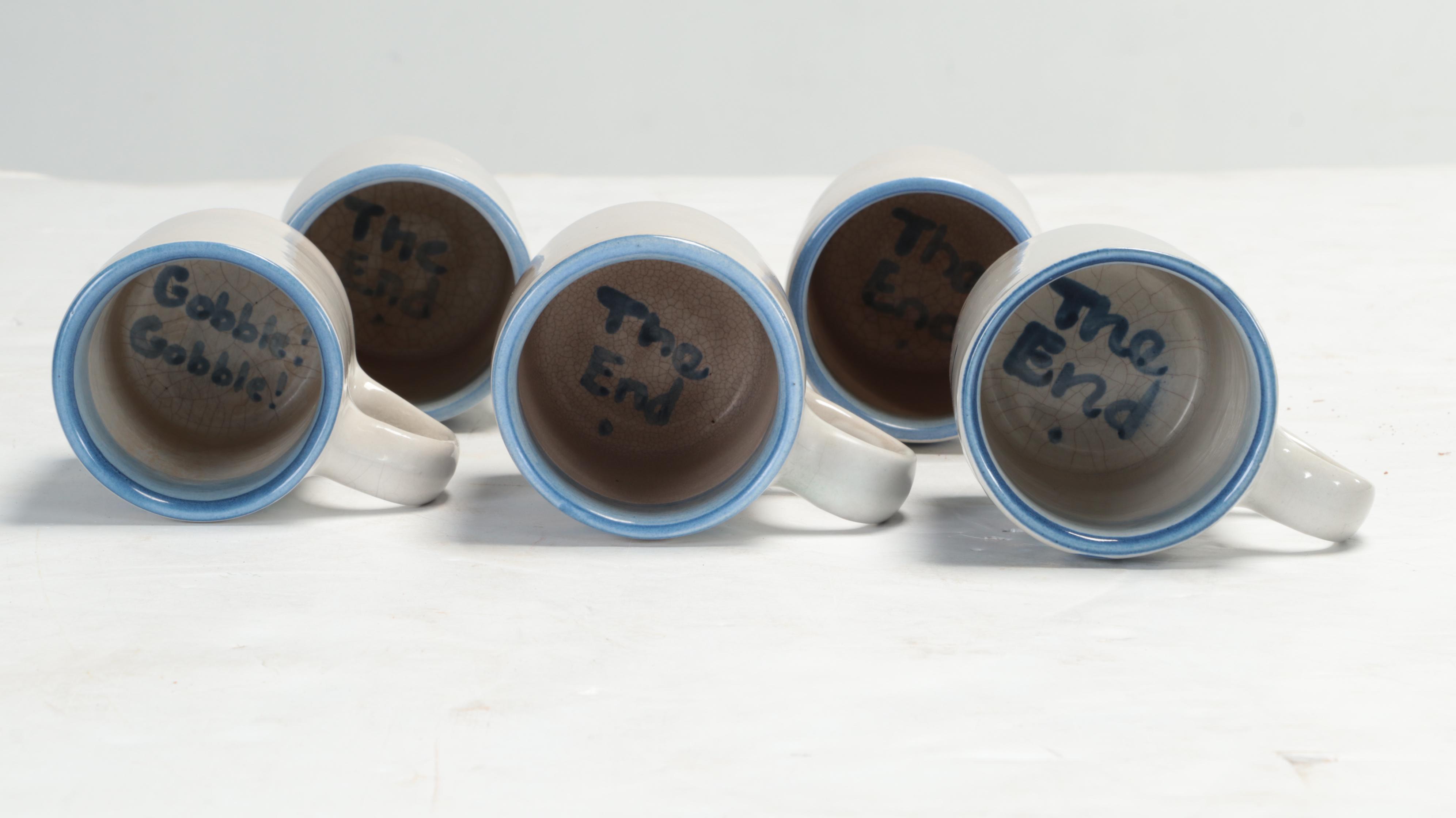 M.A. Hadley Pottery "Country Scene" Hand-Painted Ceramic Dinnerware | EBTH