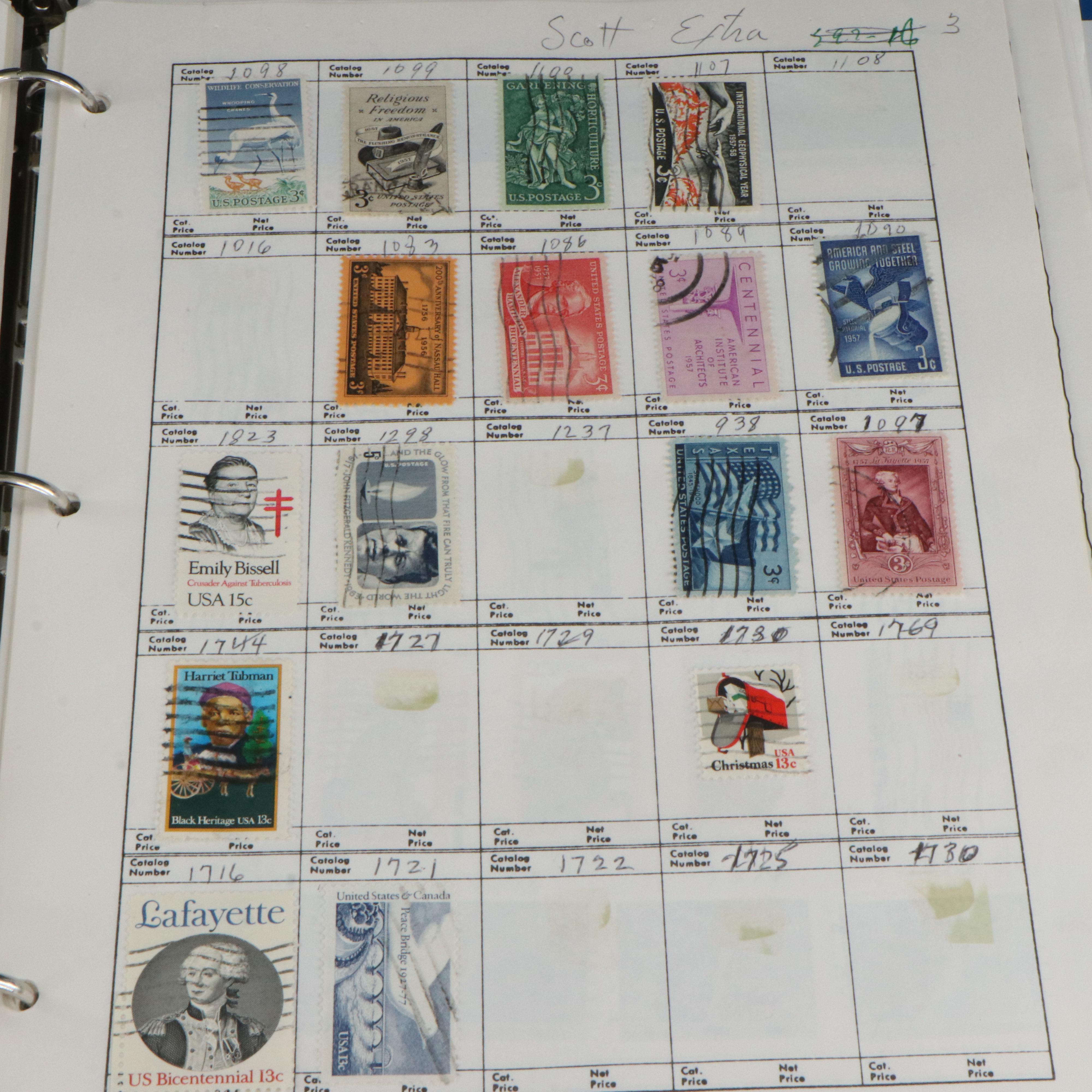 Two Albums of U.S. and Foreign Postage Stamps | EBTH