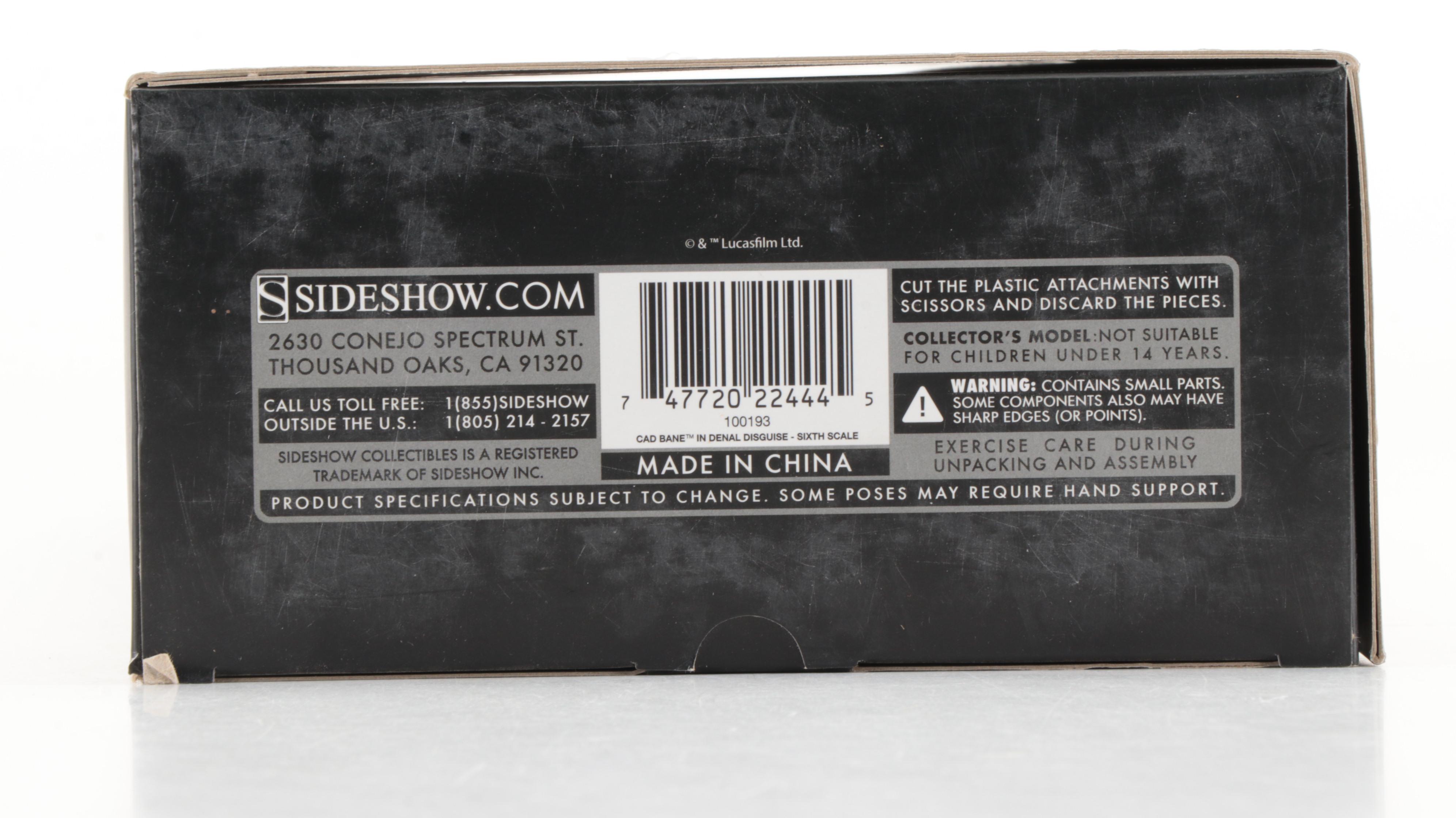 Sideshow Star Wars Cad Bane in Denal Disguise Scale Model Figure | EBTH