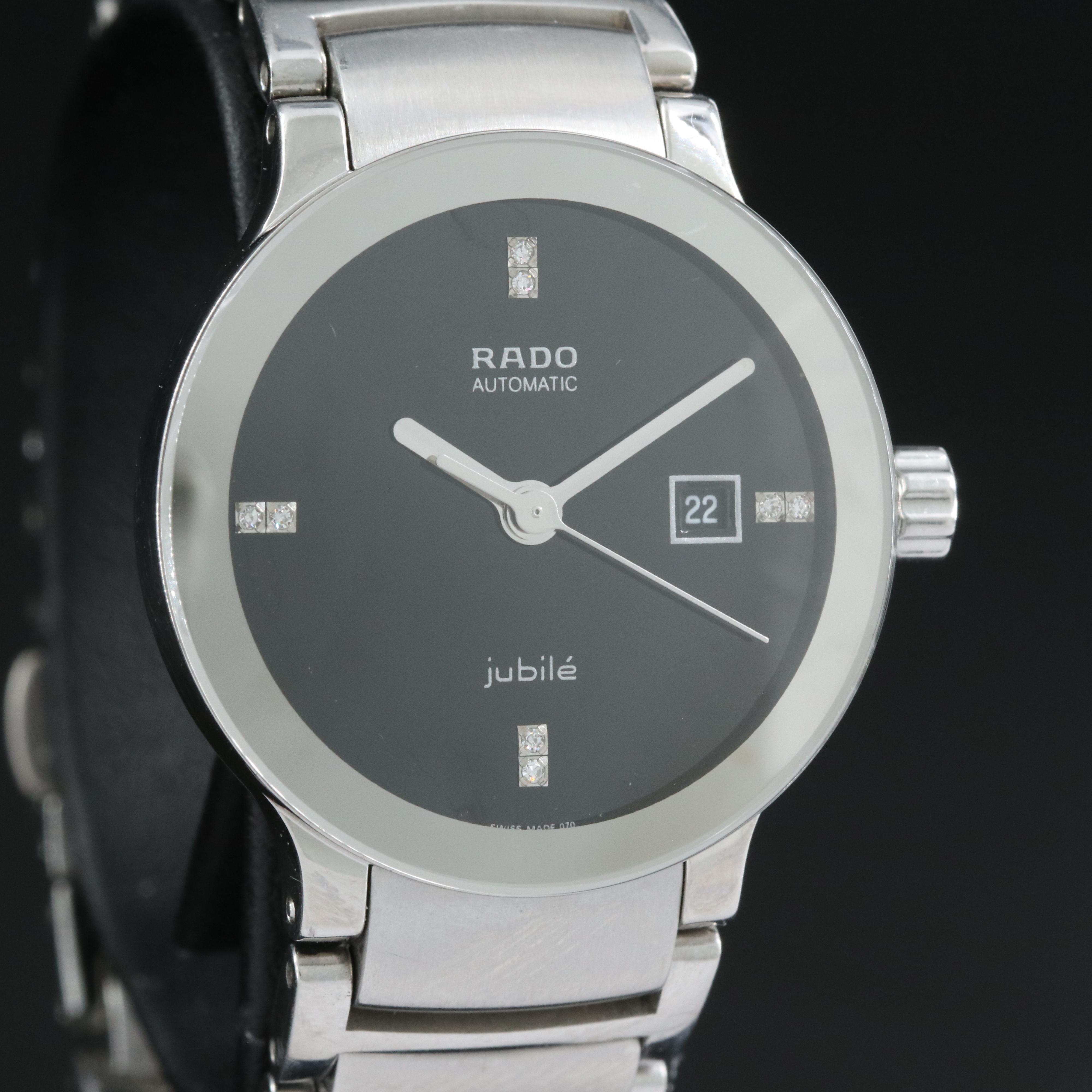 Rado Jubilé Diamond Dial Automatic Wristwatch with Date | EBTH