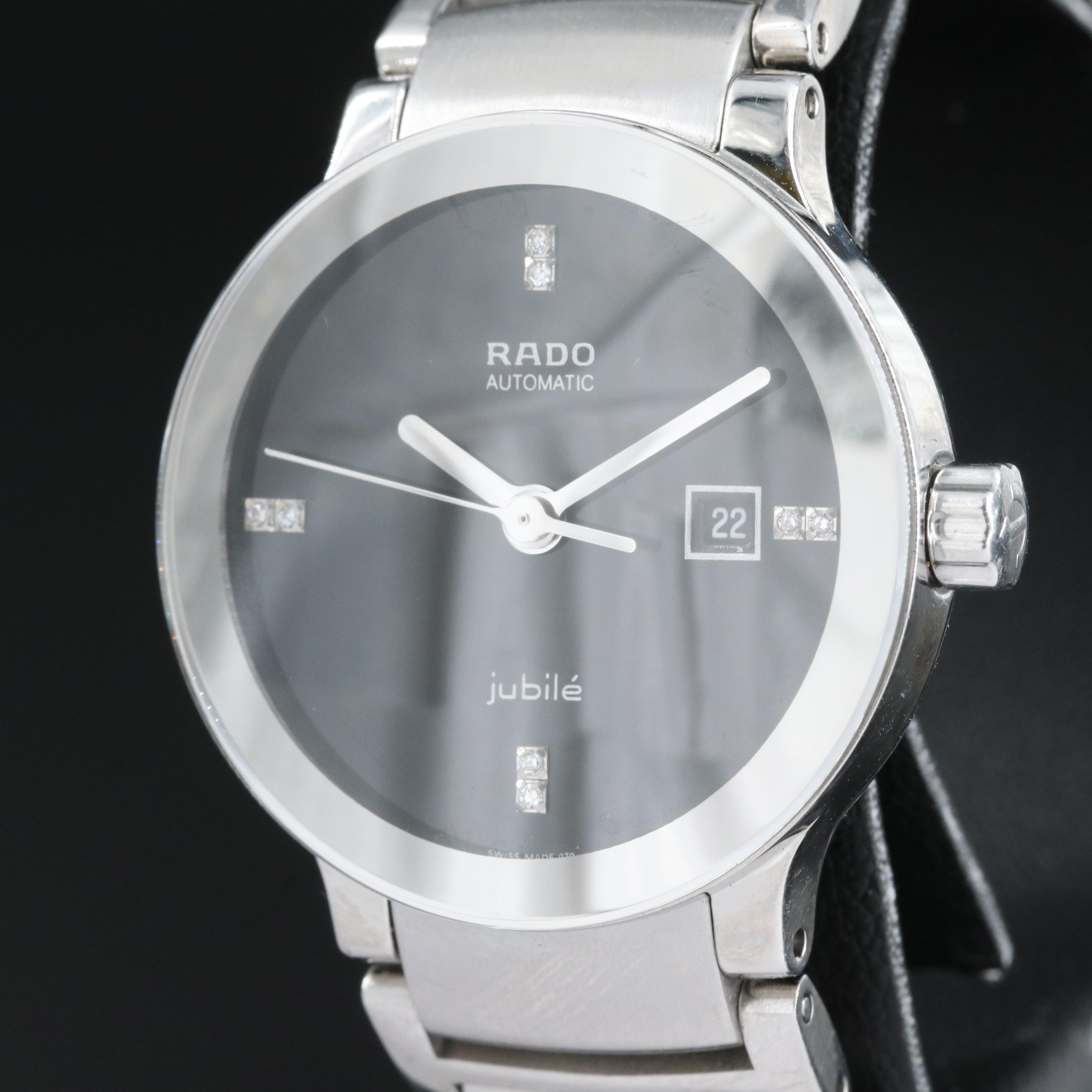 Rado Jubilé Diamond Dial Automatic Wristwatch with Date | EBTH