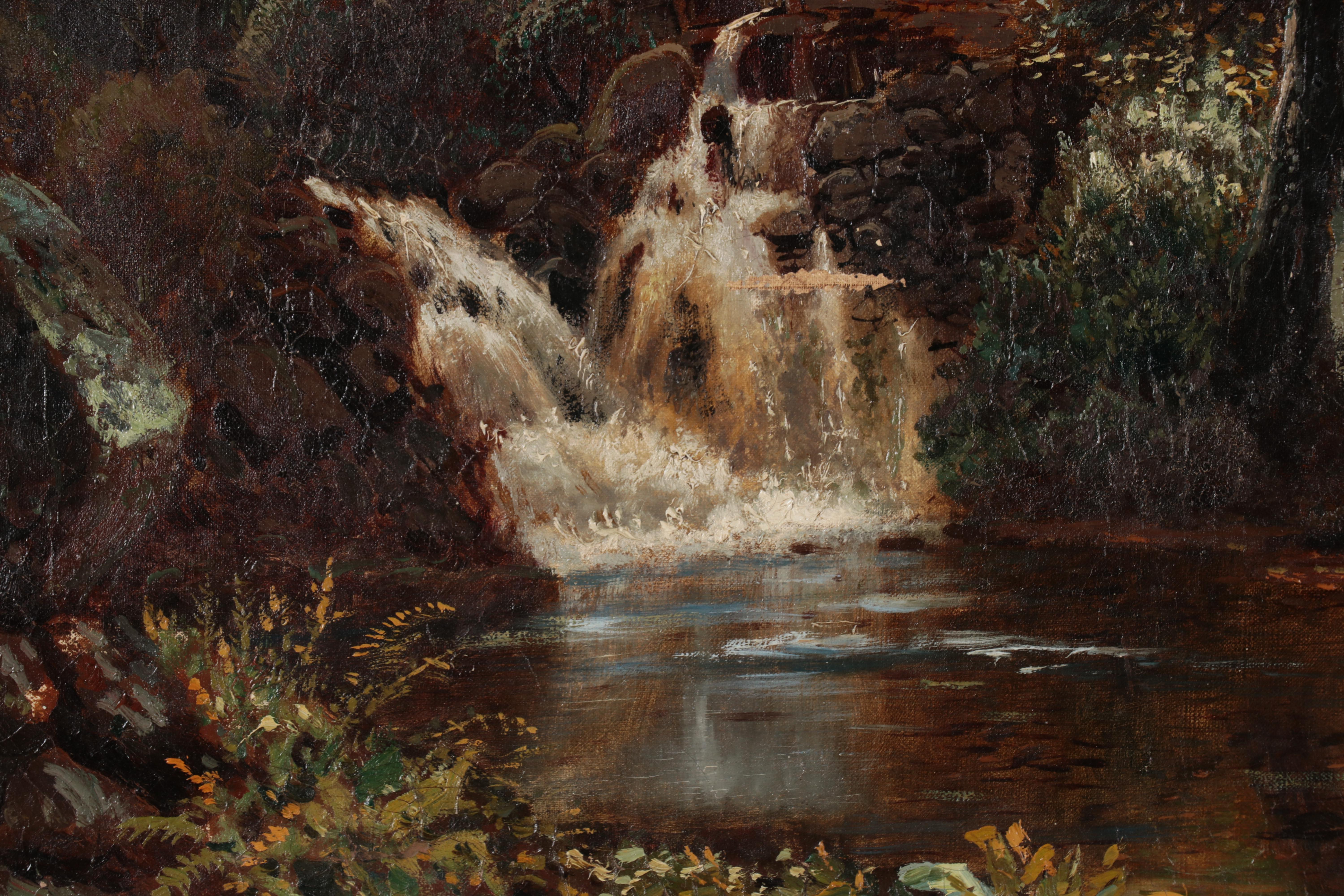 Edmund Darch Lewis Large-Scale Landscape Oil Painting, 1869 | EBTH