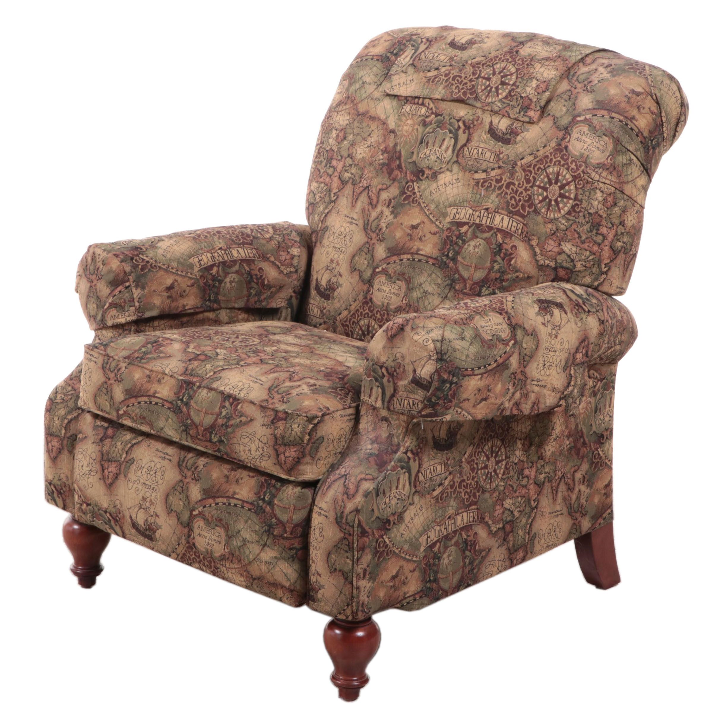 La-Z-Boy "Classics" Upholstered Push-Back Recliner | EBTH