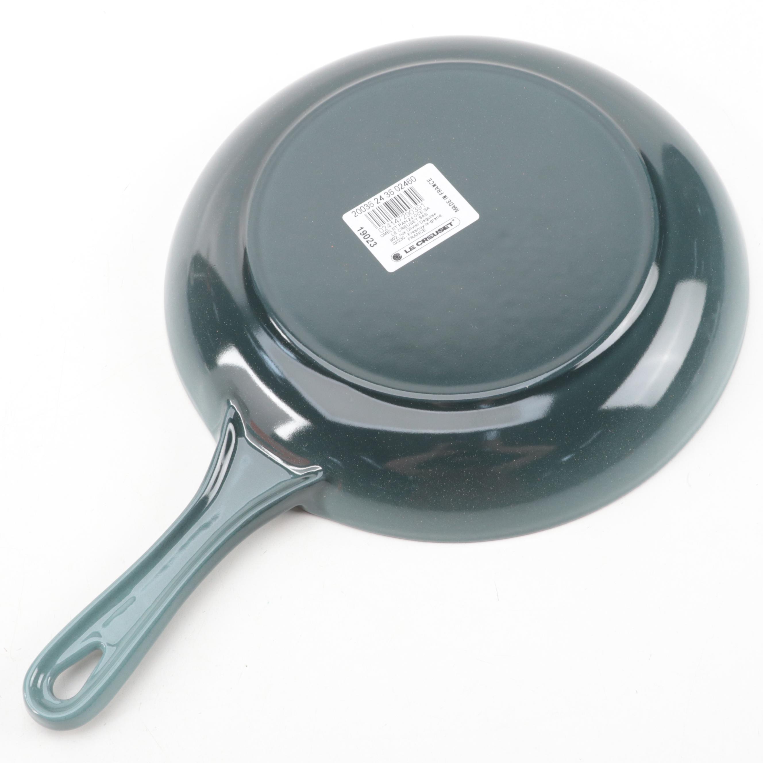 Le Creuset Ocean Enameled Cast Iron Omelet Pan and Stoneware Bakeware ...