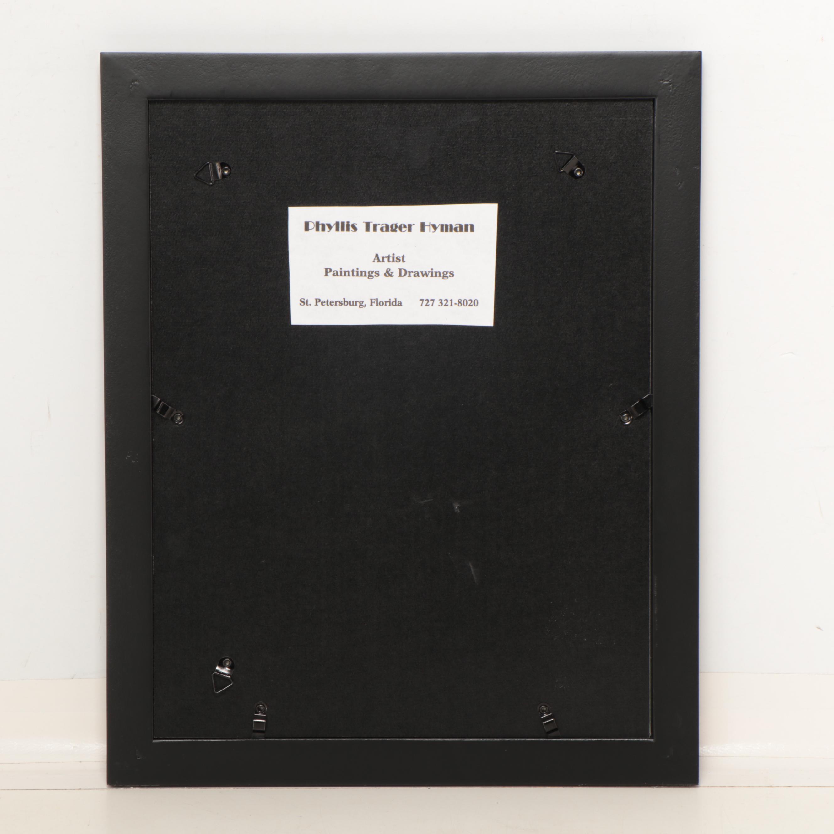 Phyllis Trager Hyman Abstract Ink Drawing, 2009 | EBTH