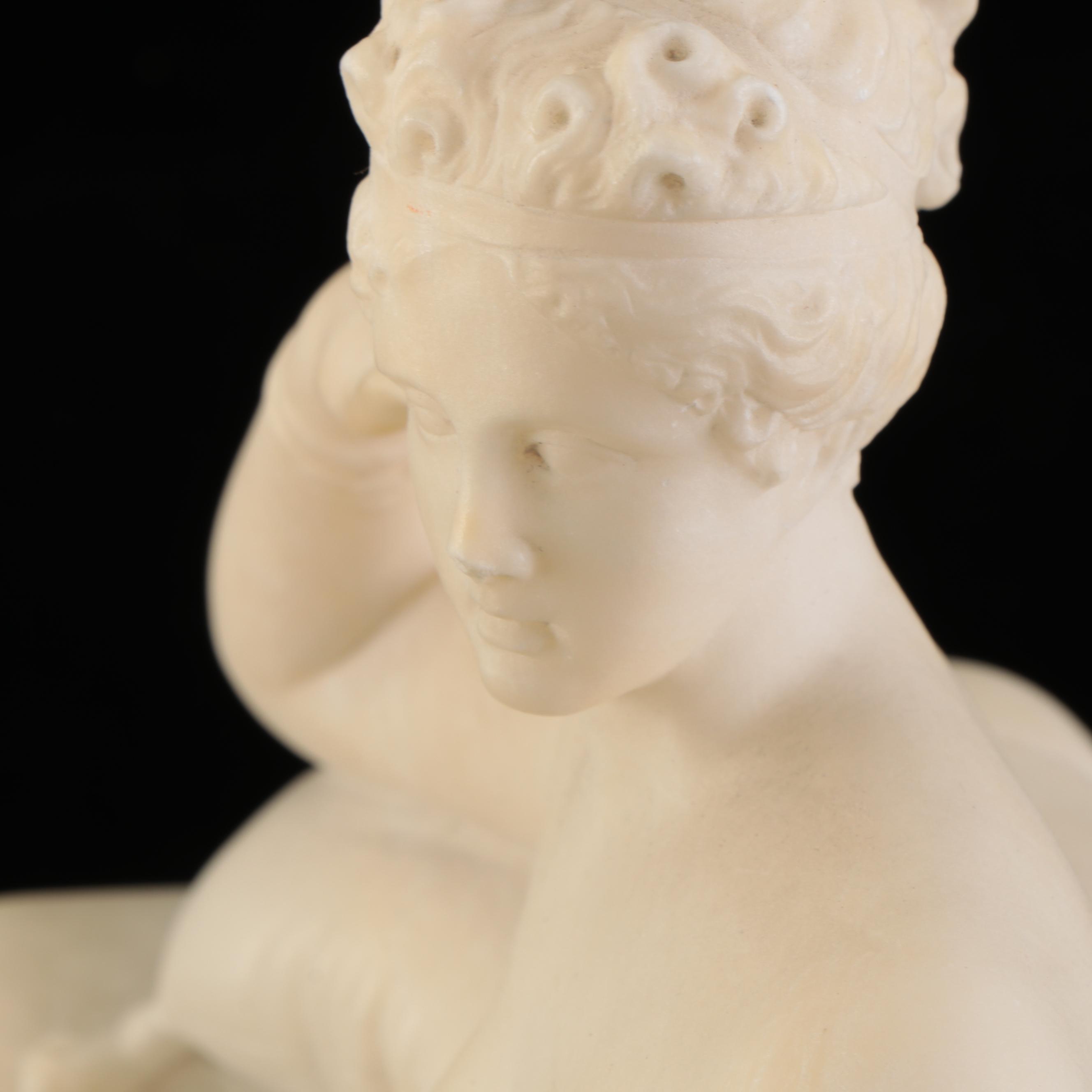 Alabaster Sculpture After Antonio Canova "Venus Victrix" | EBTH