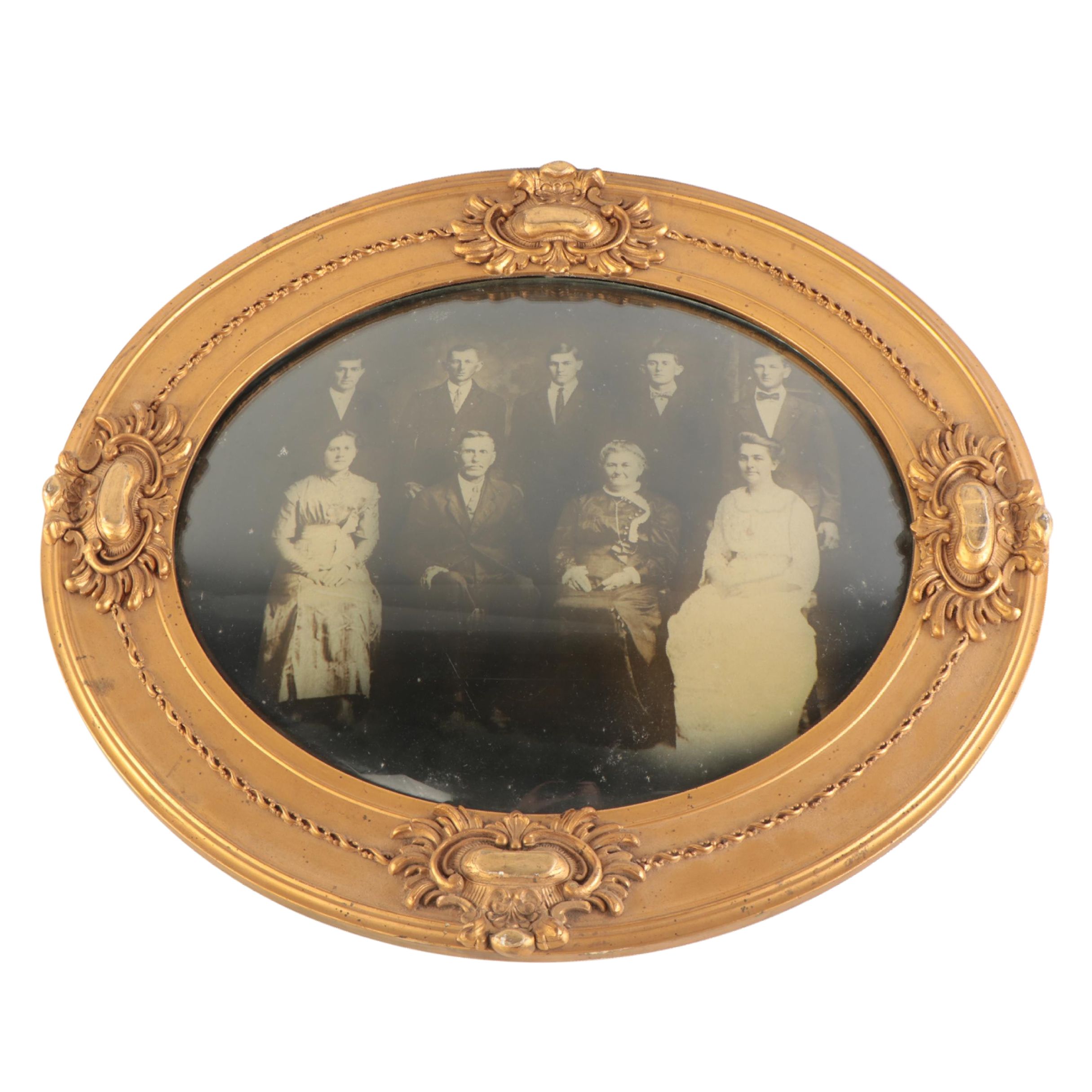 Bromoil Transfer of Family Portrait, Early 20th Century | EBTH