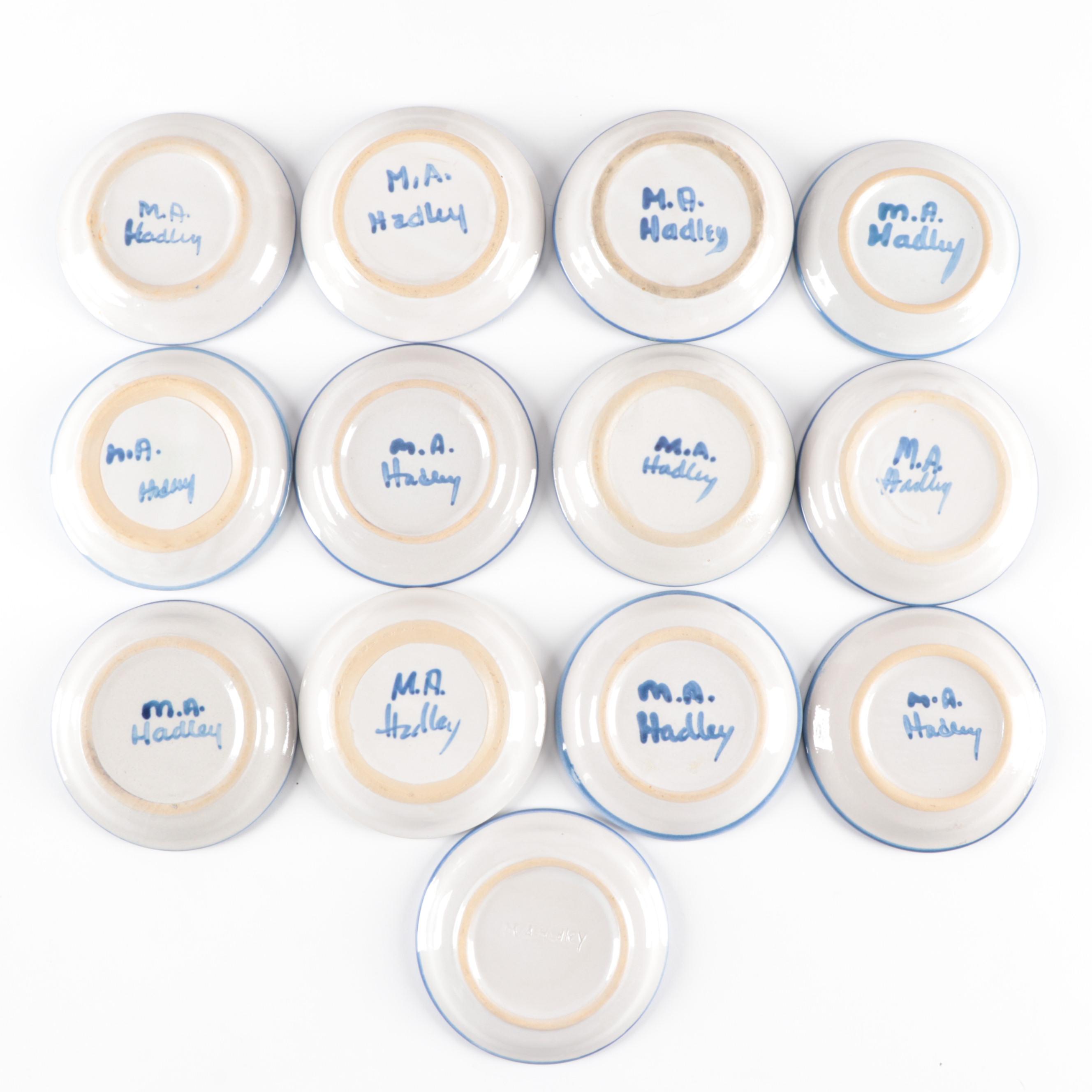 M.A. Hadley Pottery "Country Scene" and Other Stoneware Tableware | EBTH