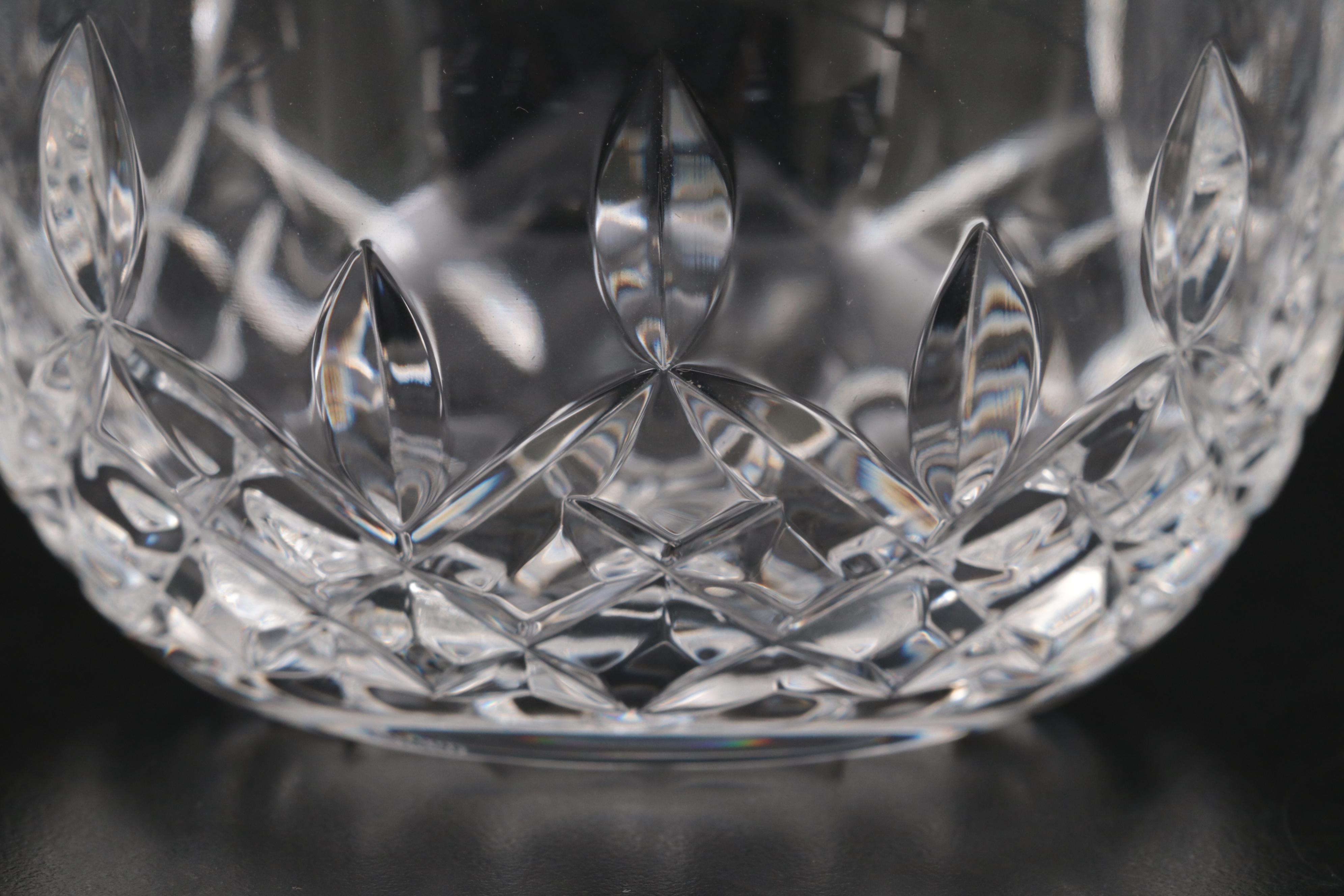 Walter Walsh Signed Waterford Crystal "Lismore" Finger Bowls | EBTH