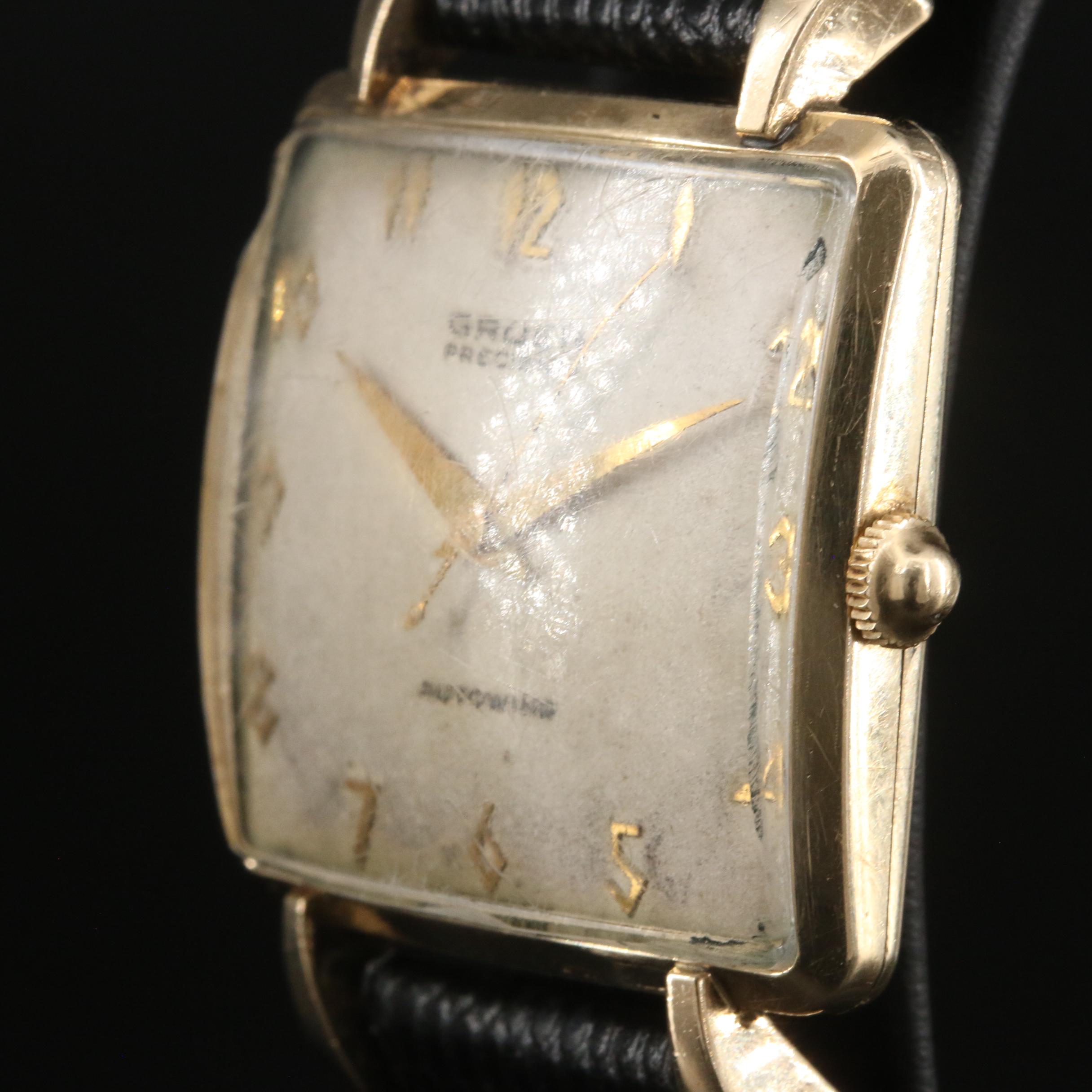 Vintage Gruen Precision Autowind Gold-Filled Wristwatch | EBTH