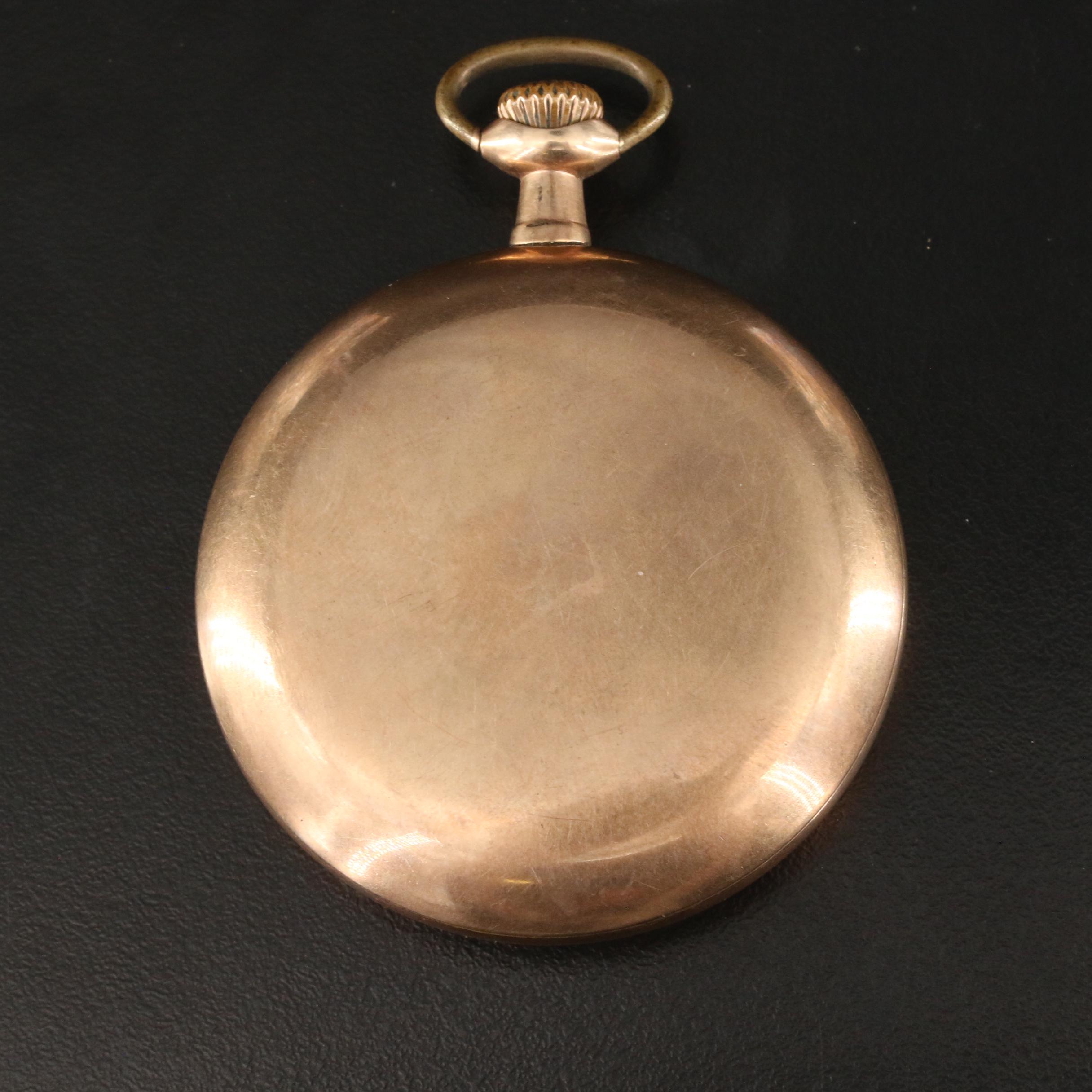 1911 Elgin Father Time Up-Down Wind Indicator Pocket Watch | EBTH