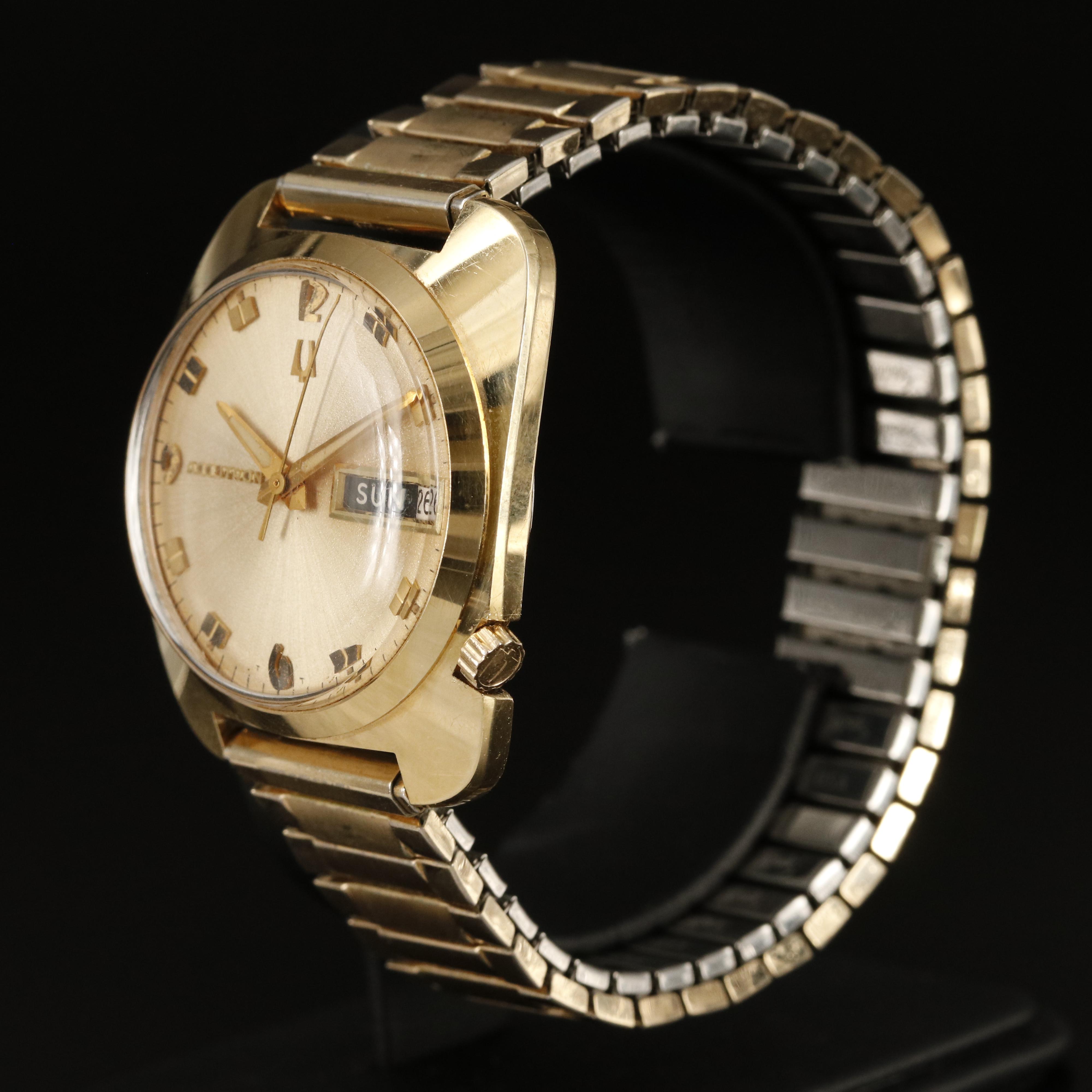 1968 14K Bulova Accutron "Tuning Fork" Movement Wristwatch | EBTH