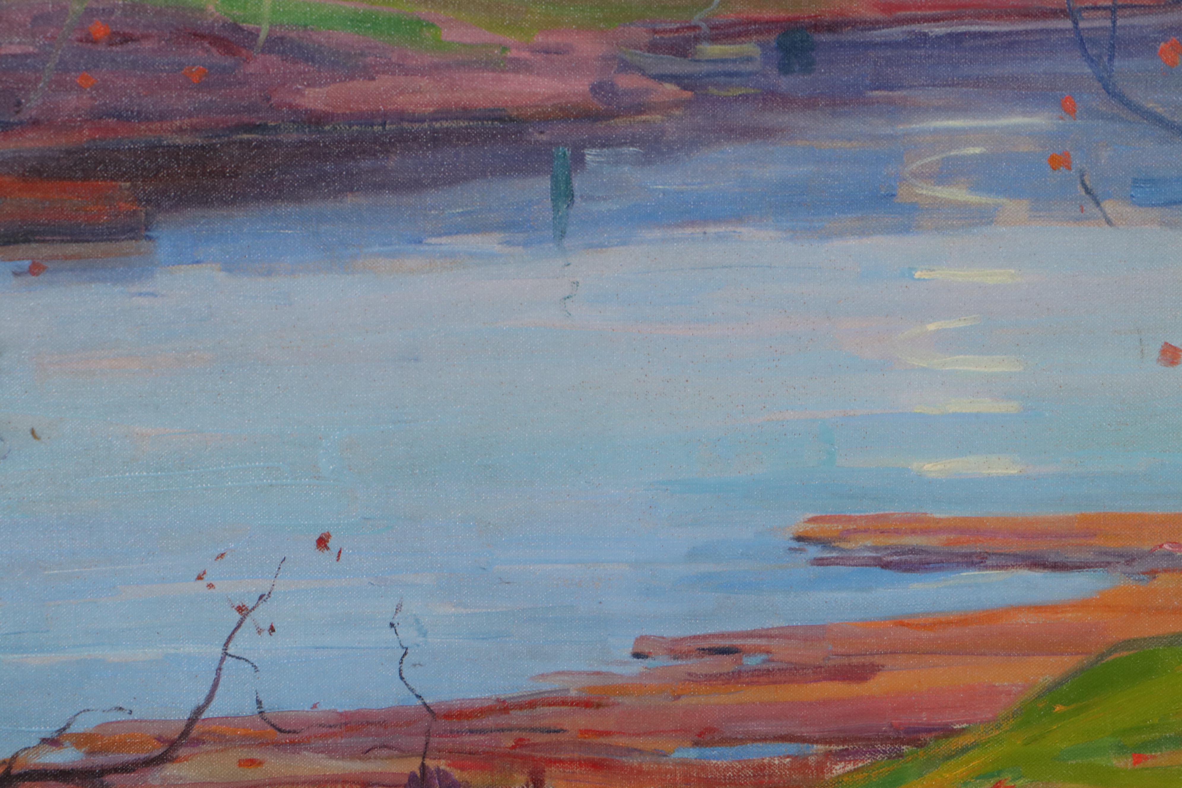 William Greason Landscape Oil Painting, 1923 | EBTH