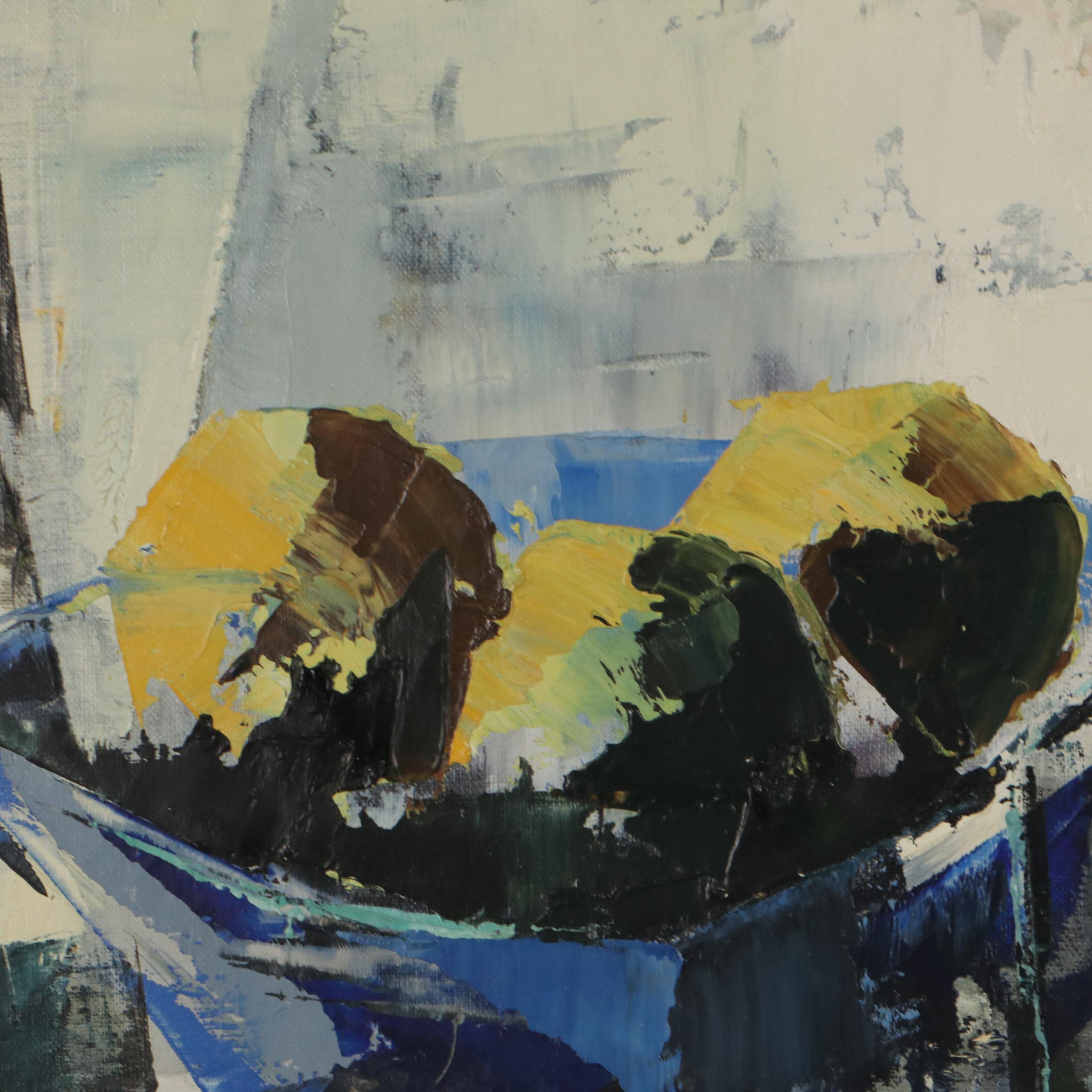 Jean Amiot Still Life Oil Painting, 1963 | EBTH