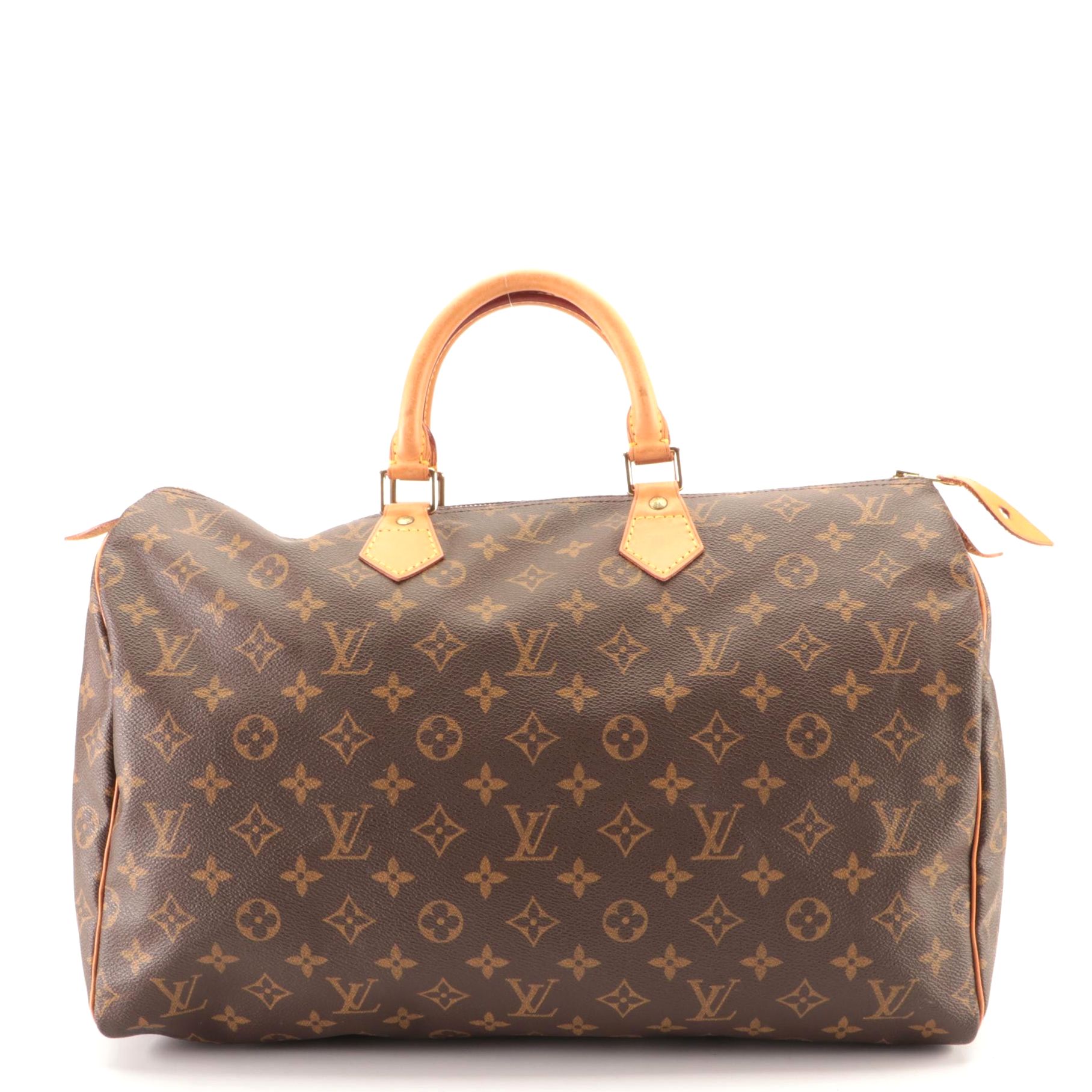 Louis Vuitton Speedy 40 in Monogram Canvas and Vachetta Leather | EBTH