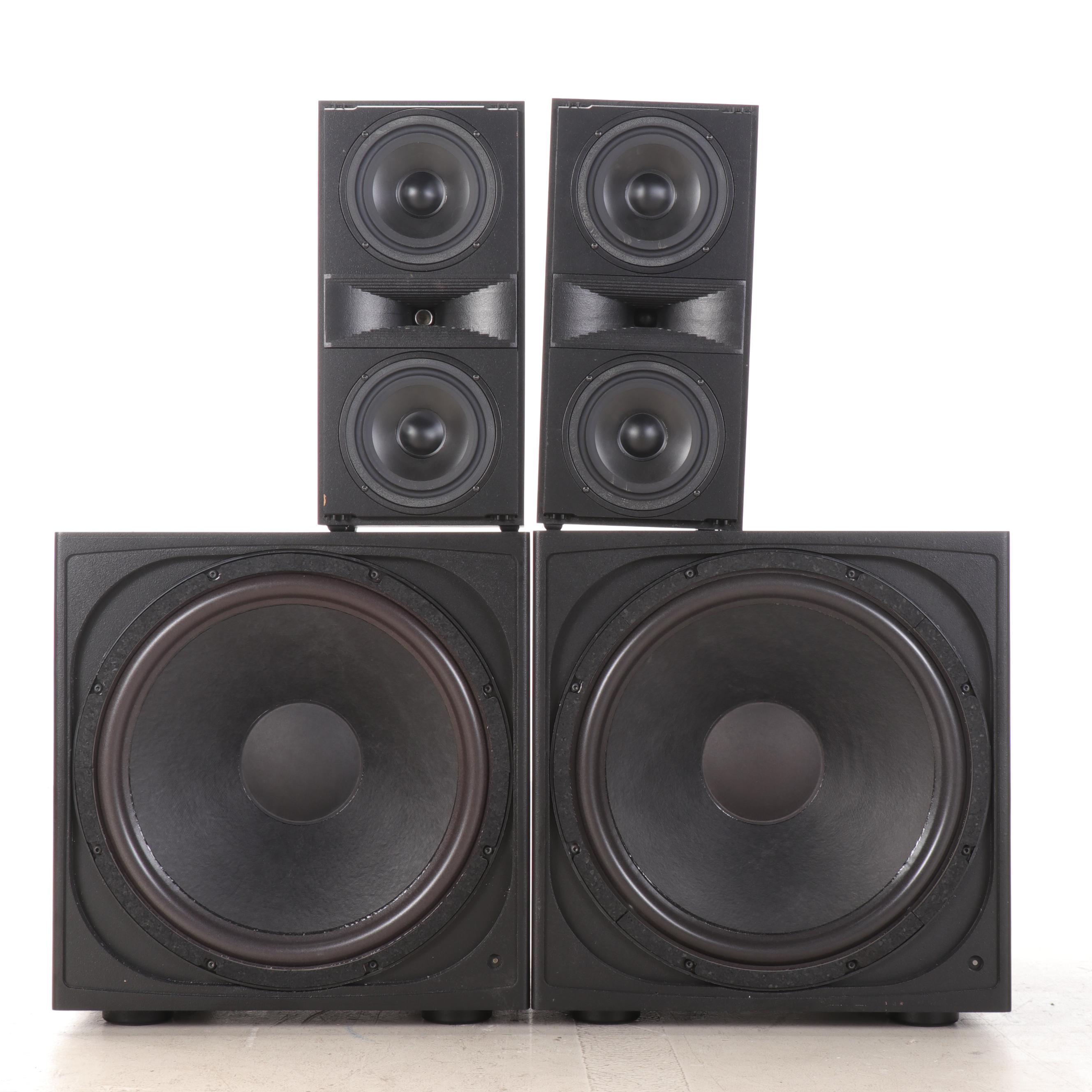 Triad Loudspeakers with Pair of PowerSub Subwoofer | EBTH