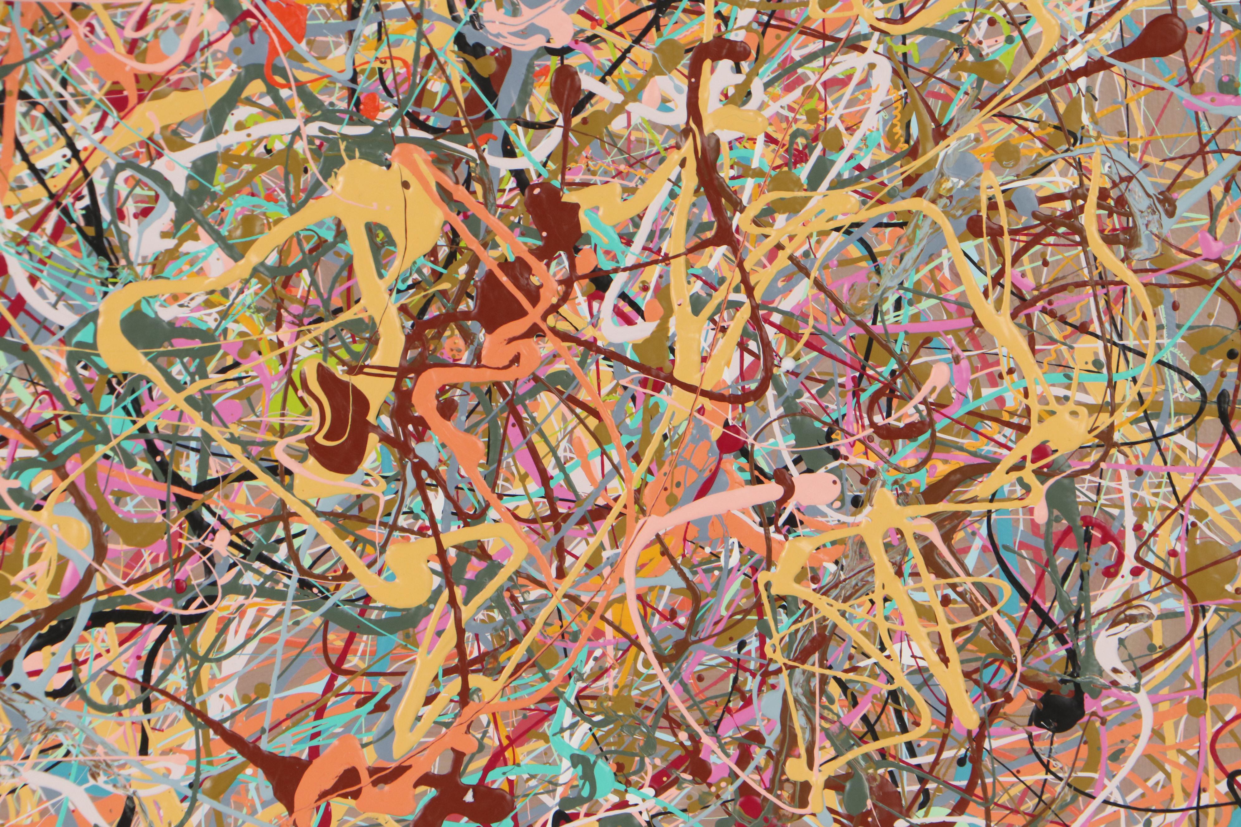 Michael Karr Abstract Gestural Acrylic Painting, 2021 | EBTH