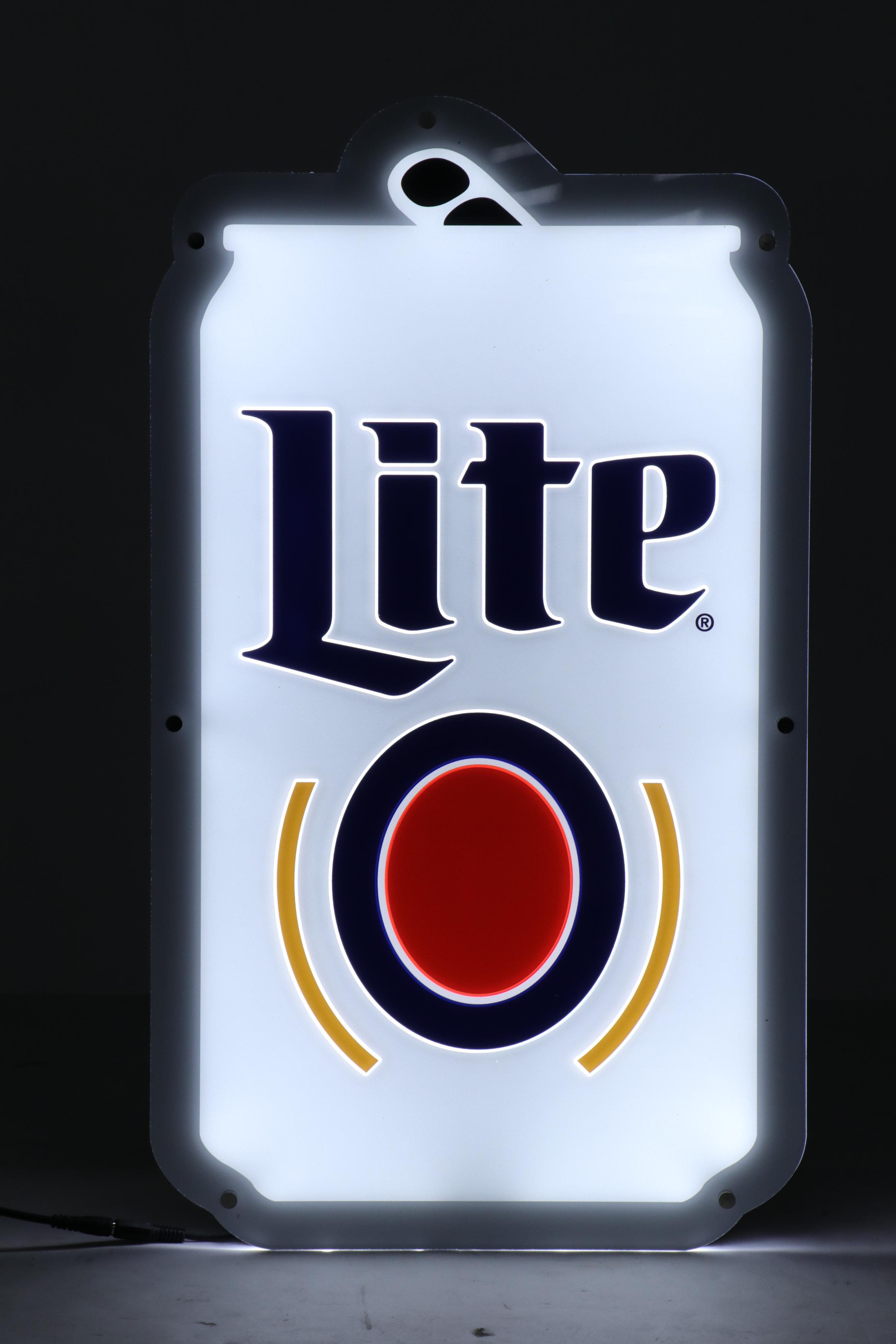 Miller Lite Illuminated Beer Signs | EBTH